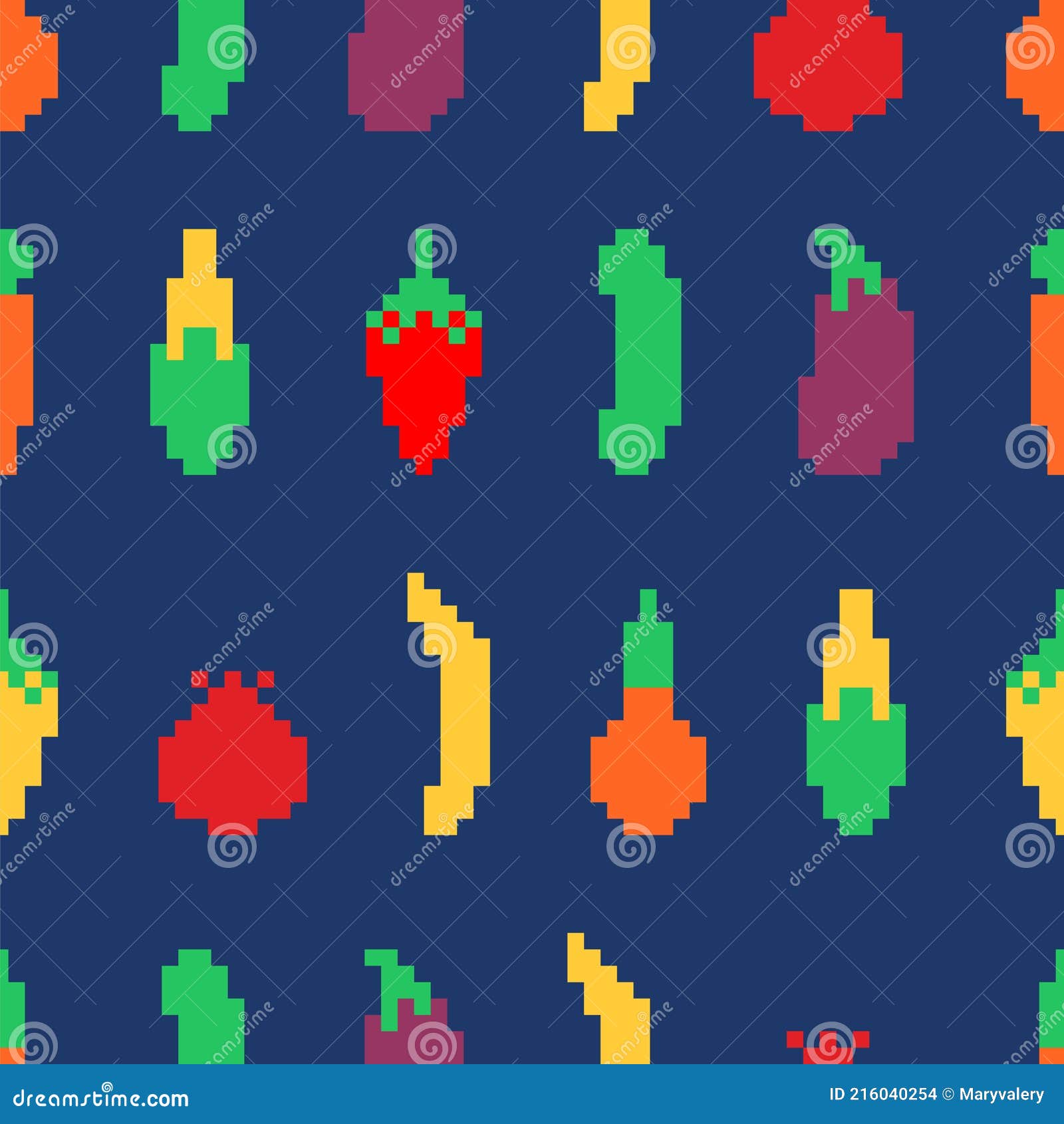 Pixel Art Cucumber Icon, 32X32 Vector Illustration | CartoonDealer.com ...