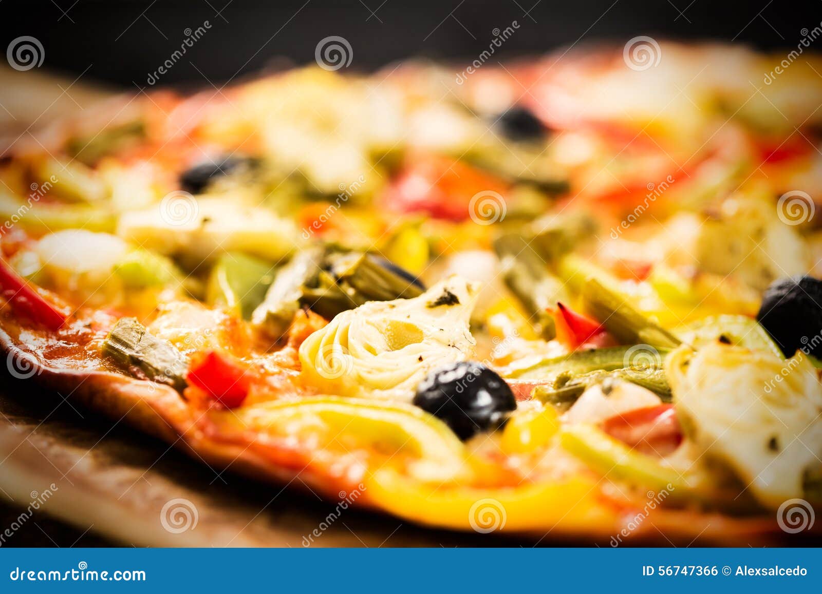 Vegetables pizza stock photo. Image of tasty, delicious - 56747366