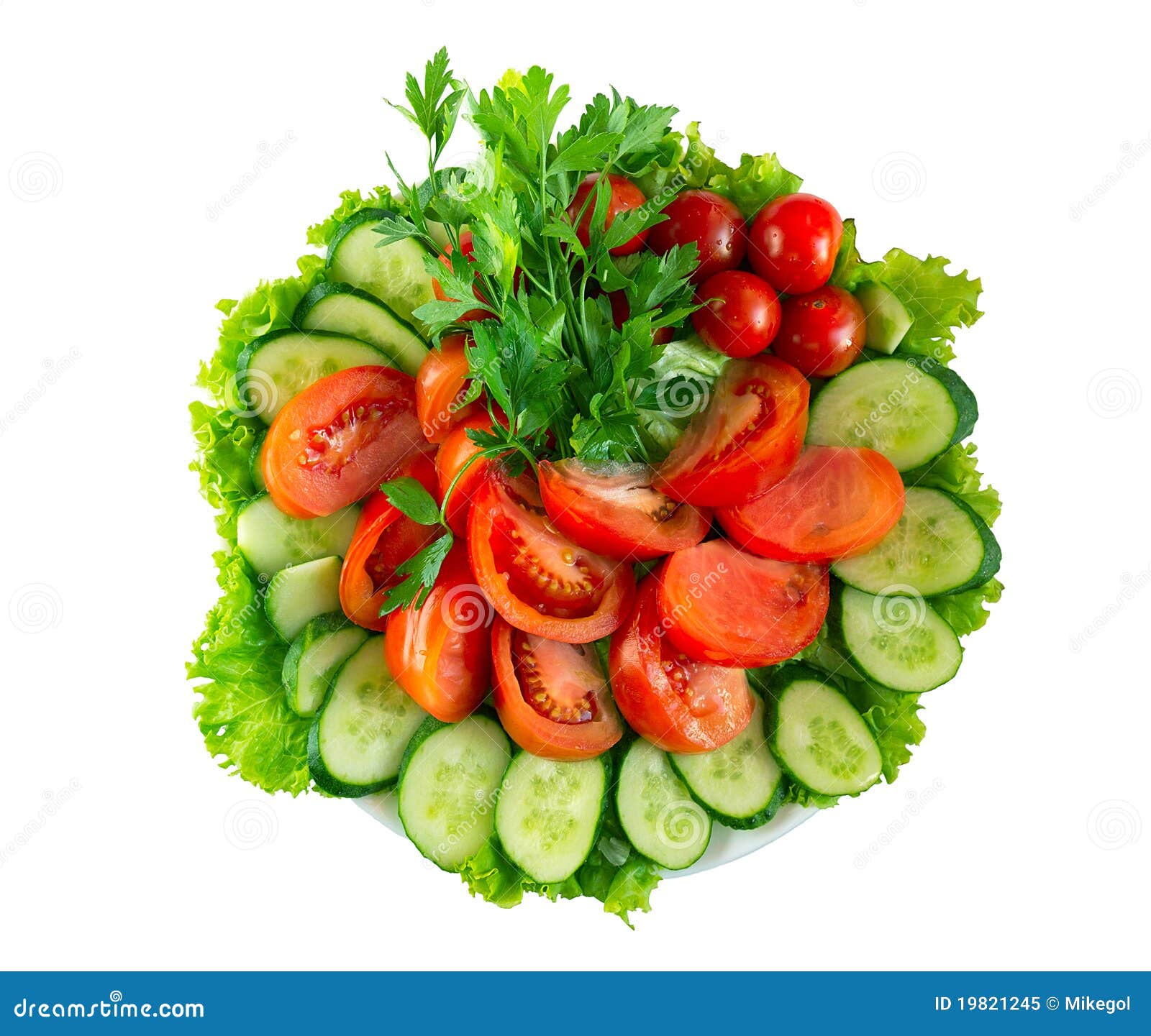 Vegetables on the plate stock image. Image of fresh, tomatoes - 19821245