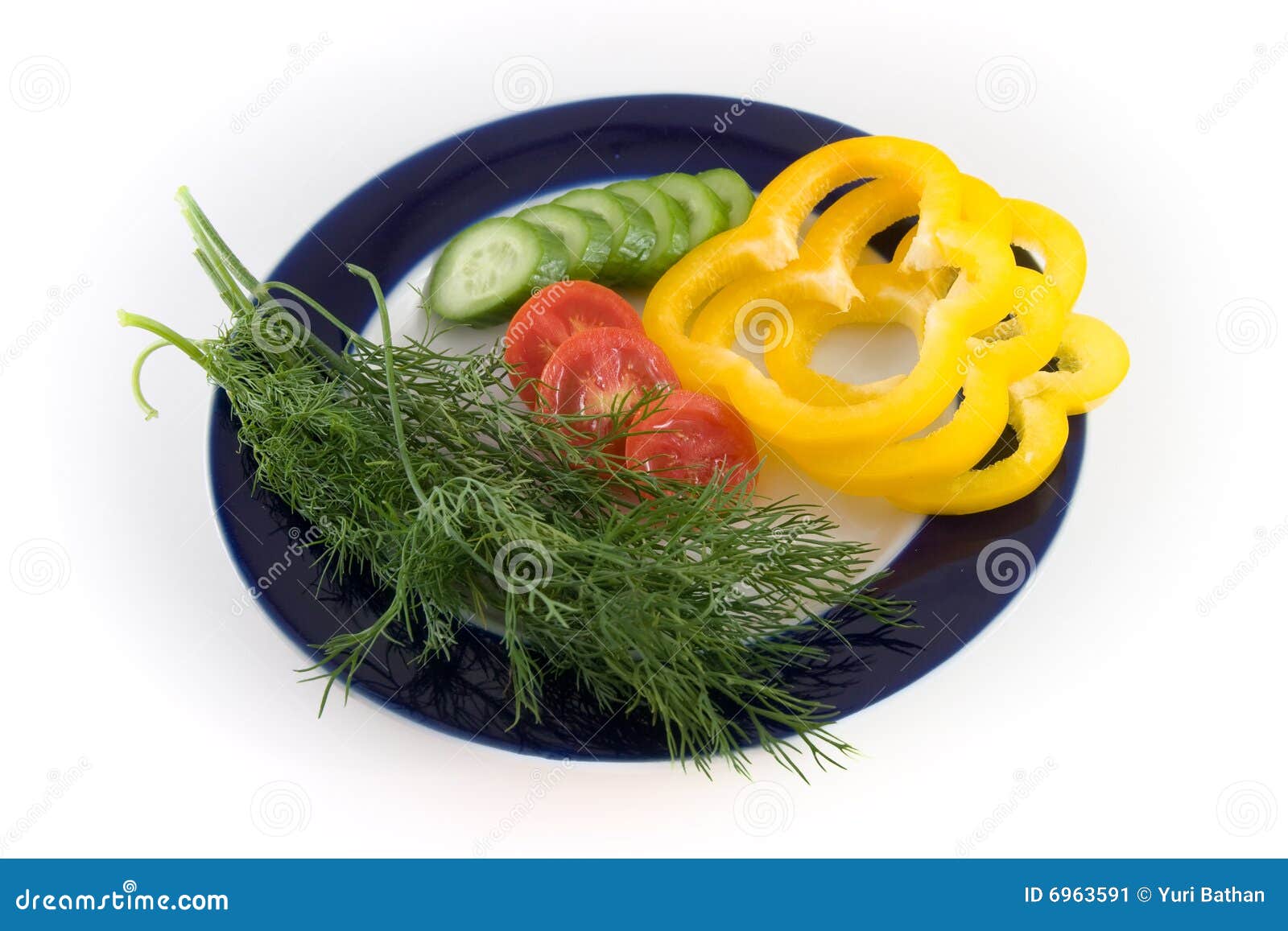 Vegetables plate stock image. Image of pepper, salad, vegetable - 6963591