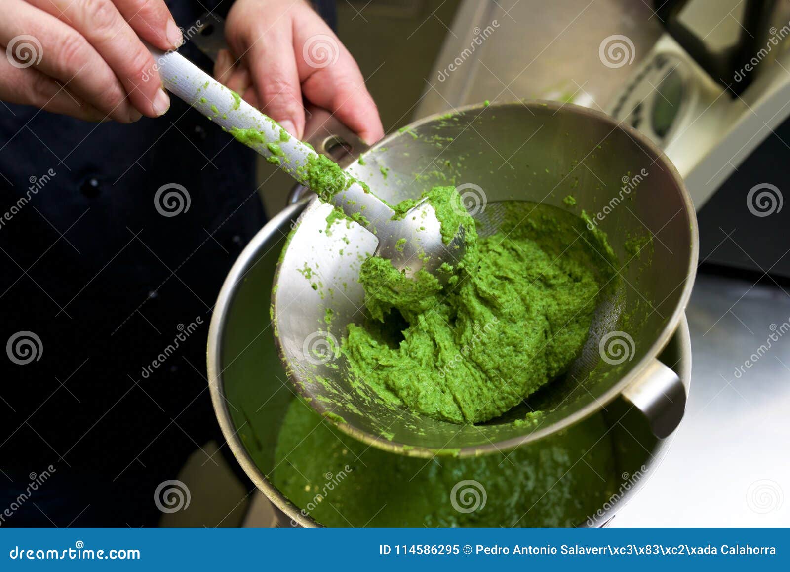 Vegetables Pureed Preparation Stock Image - Image of cream ...