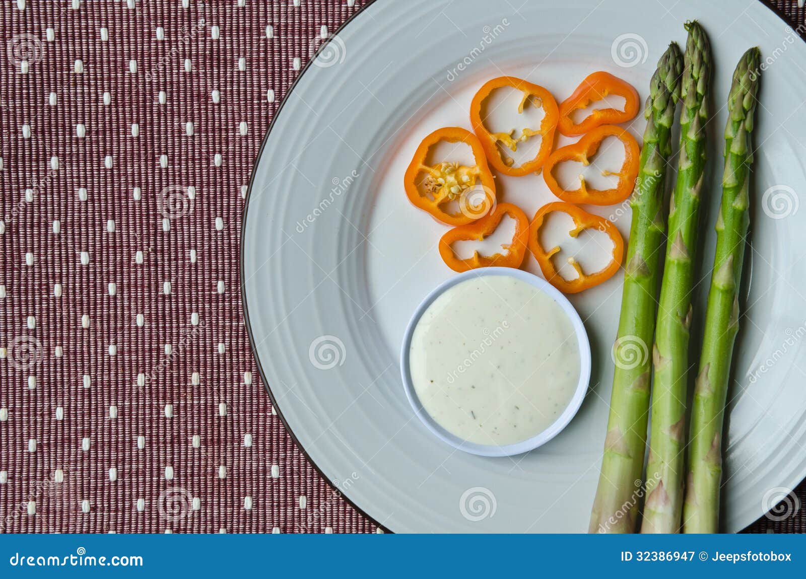 Vegetables with Ranch stock image. Image of healthy, sweet - 32386947
