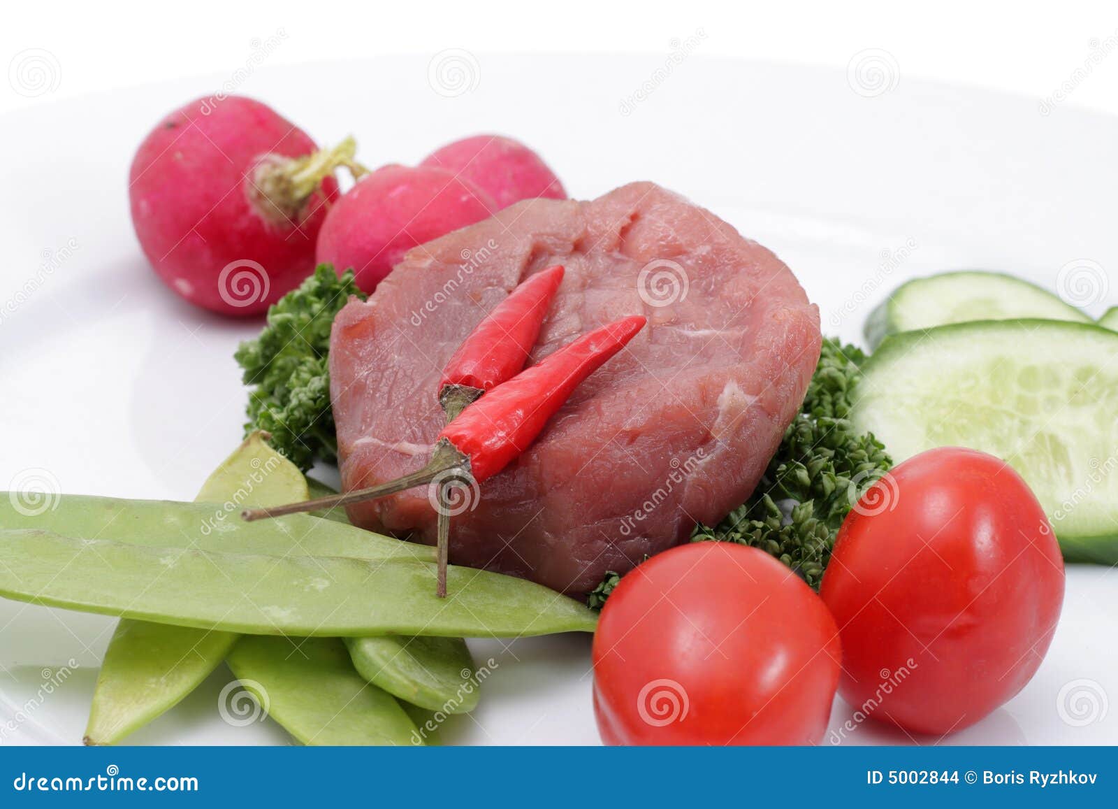 Vegetables and raw meat stock photo. Image of eating, food - 5002844
