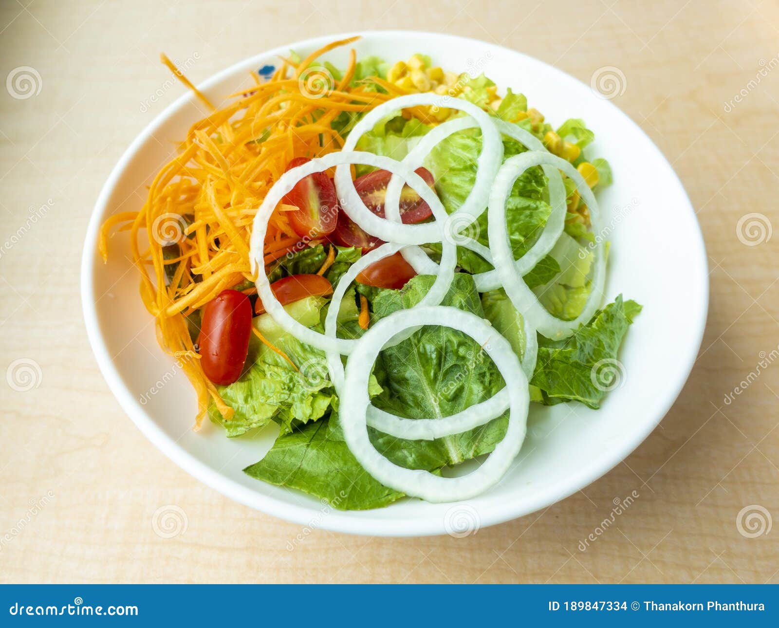 Vegetables Salad Ready To Eat Stock Photo - Image of freshness ...