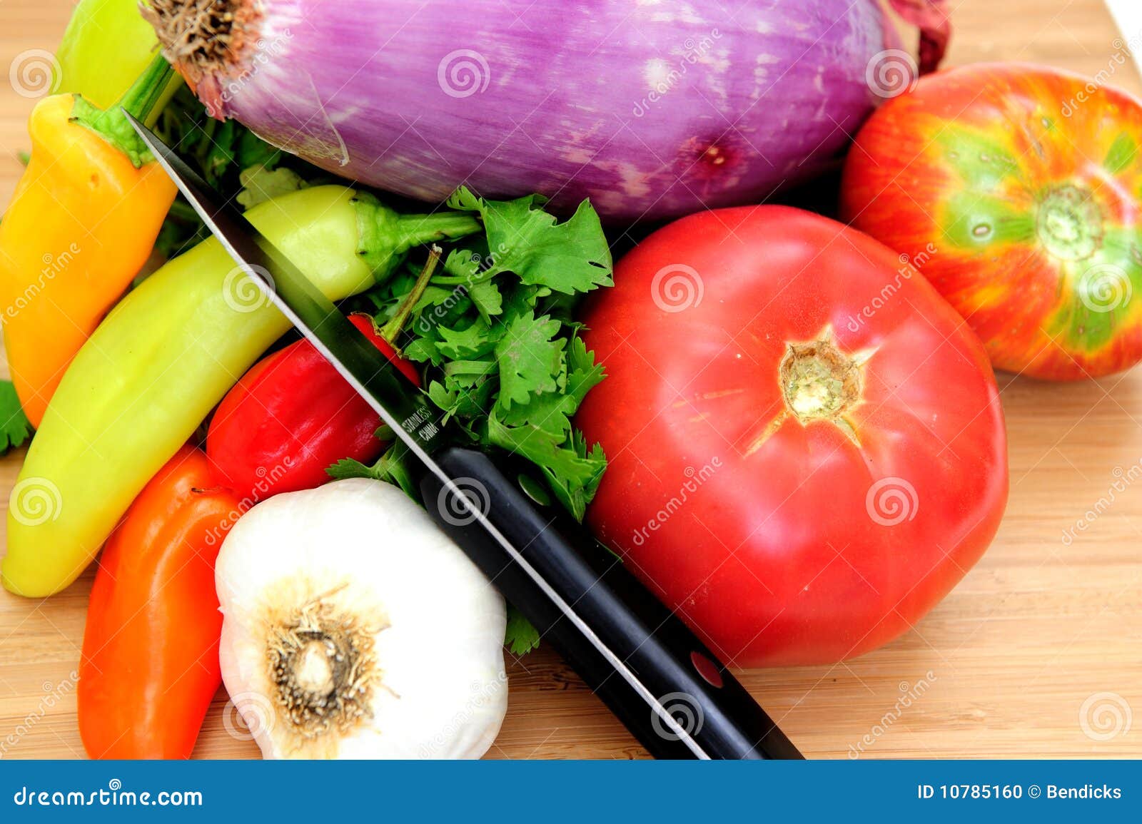 Vegetables for Salsa stock photo. Image of nature, cilantro - 10785160
