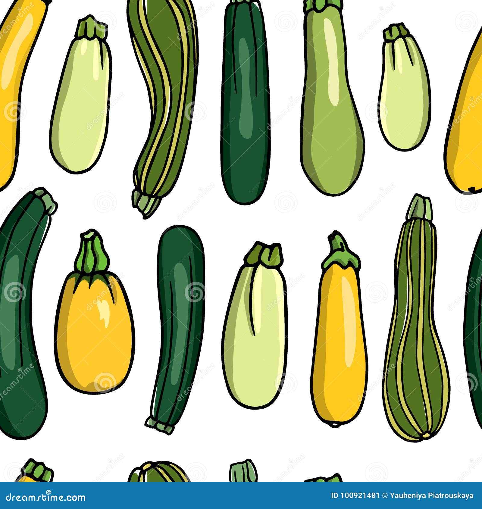 Vegetables Seamless Pattern Stock Vector - Illustration of element ...