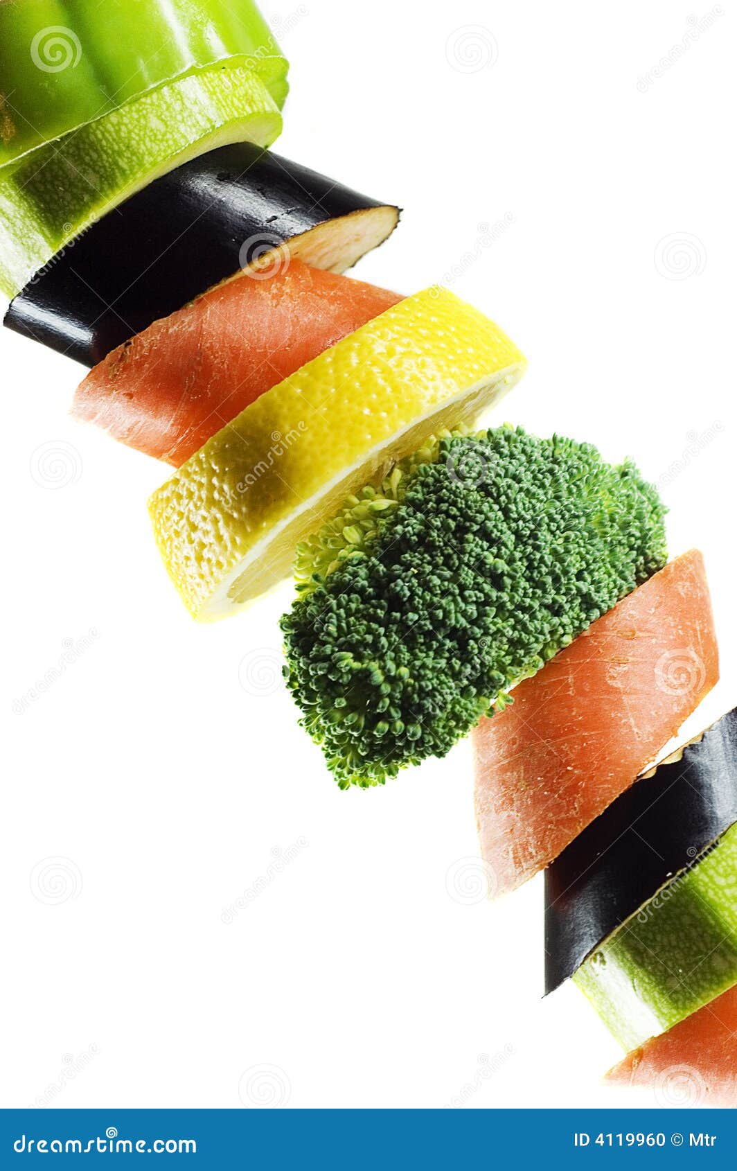 Vegetables on a spit stock photo. Image of cabbage, marrow - 4119960