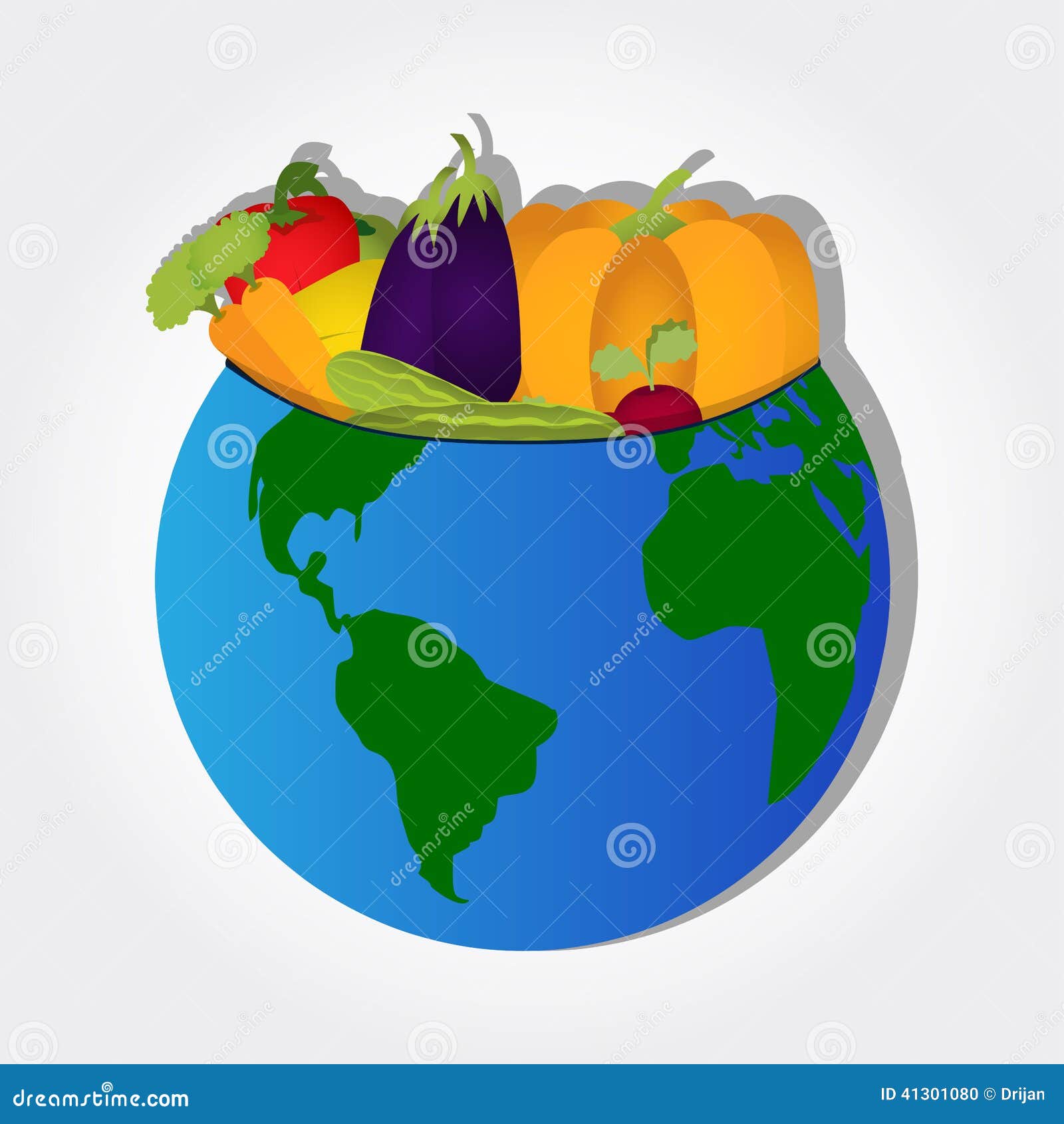 Vegetables Sprouting on Earth Stock Vector - Illustration of inside ...