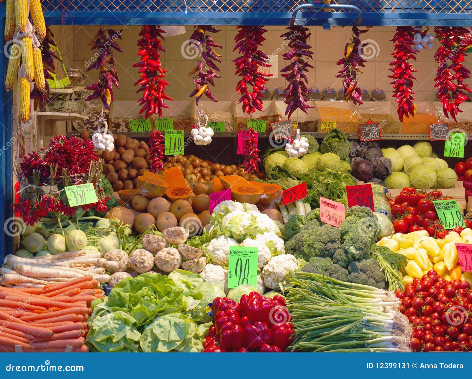 Vegetables stall stock image. Image of hall, lettuce - 12399131