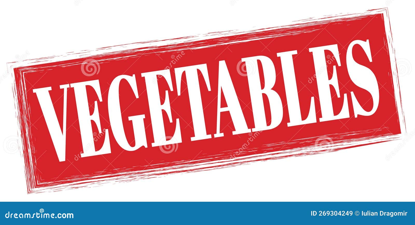 VEGETABLES Text Written on Red Stamp Sign Stock Illustration ...