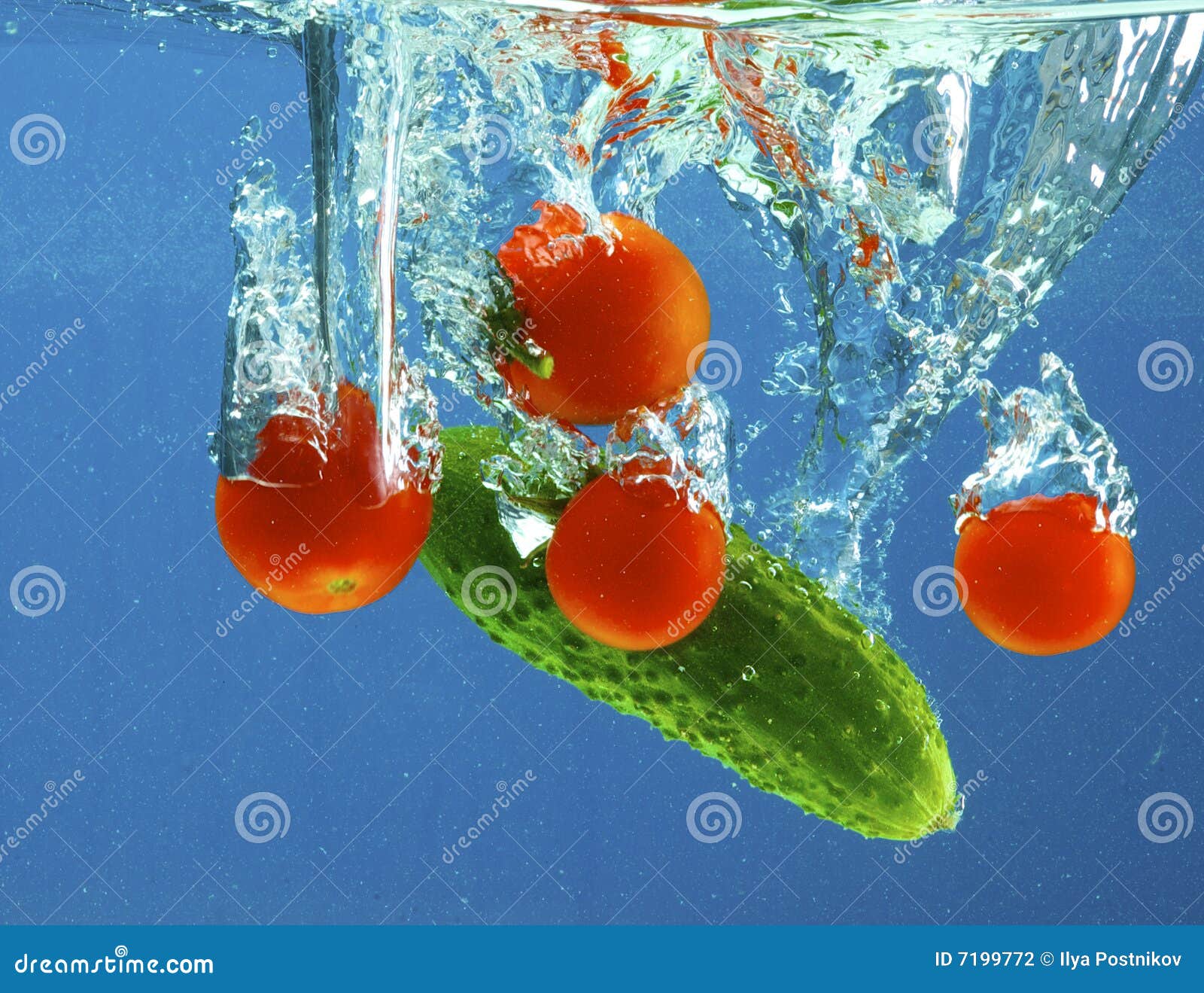 Vegetables in water stock photo. Image of falling, food - 7199772