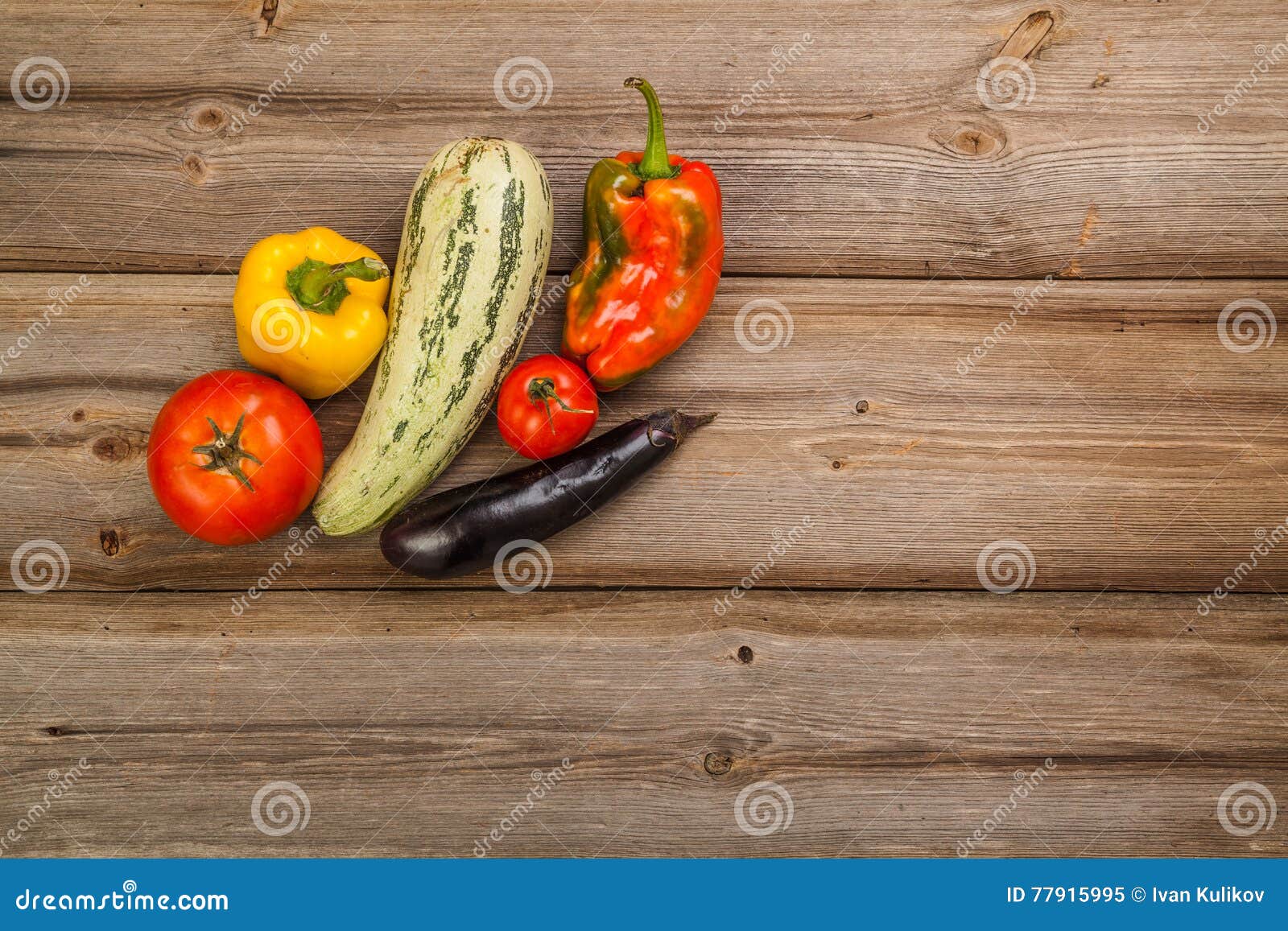 Vegetables on wood table stock image. Image of cooking - 77915995