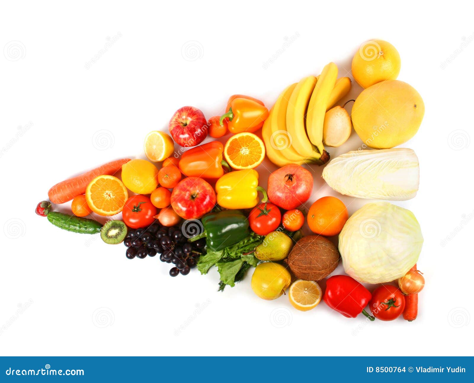 Vegetarian arrow stock photo. Image of green, kitchen - 8500764
