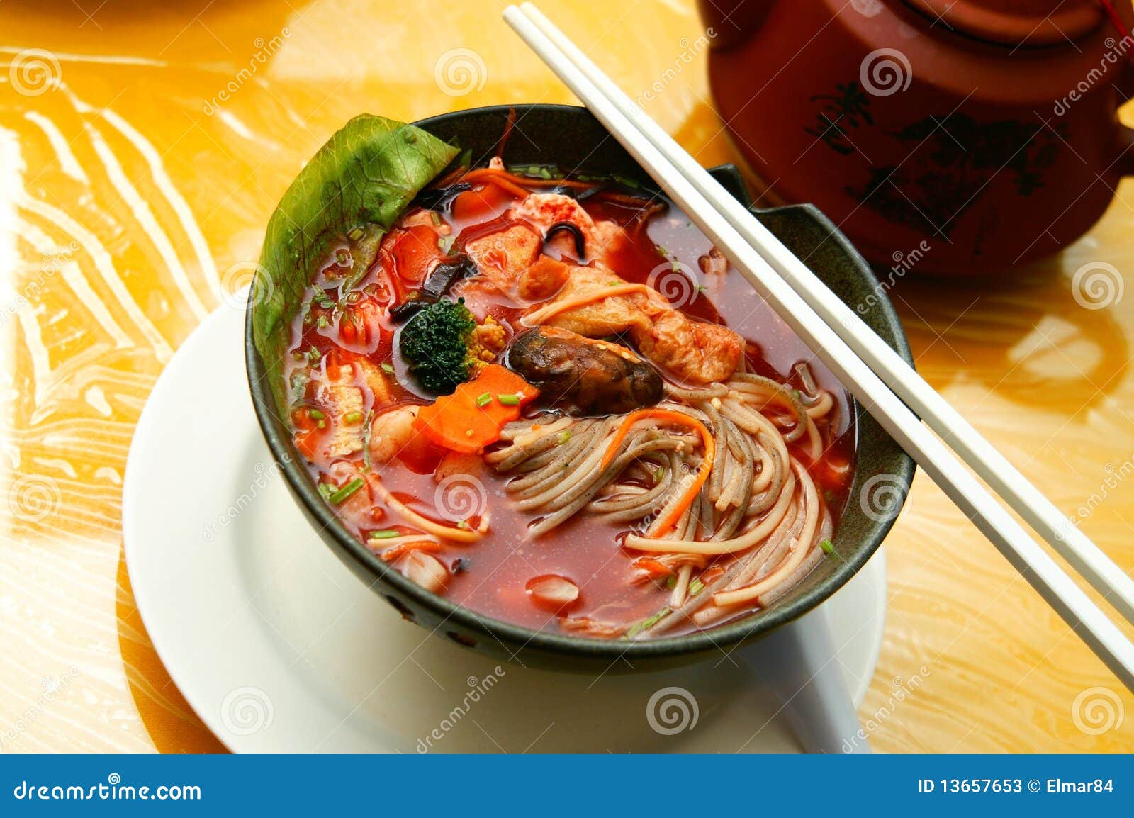 Vegetarian CHinese Noodle stock image. Image of organic - 13657653
