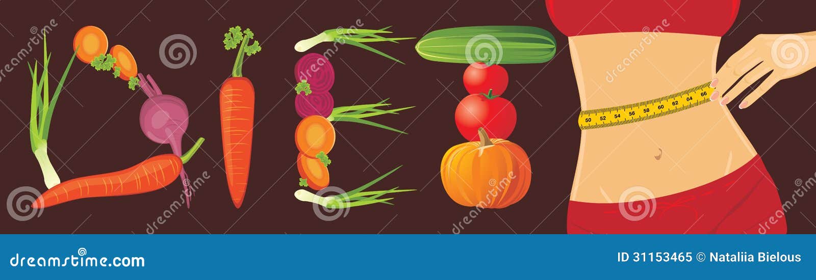 Vegetarian diet. Banner stock vector. Illustration of banner - 31153465