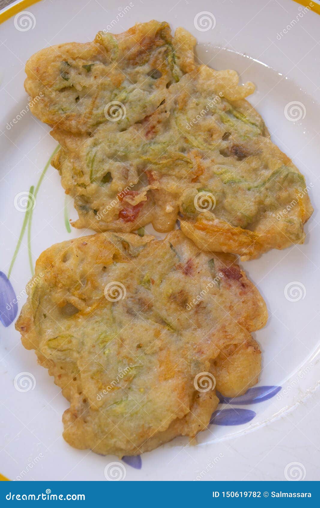 Vegetarian fried fritters stock photo. Image of pancakes - 150619782