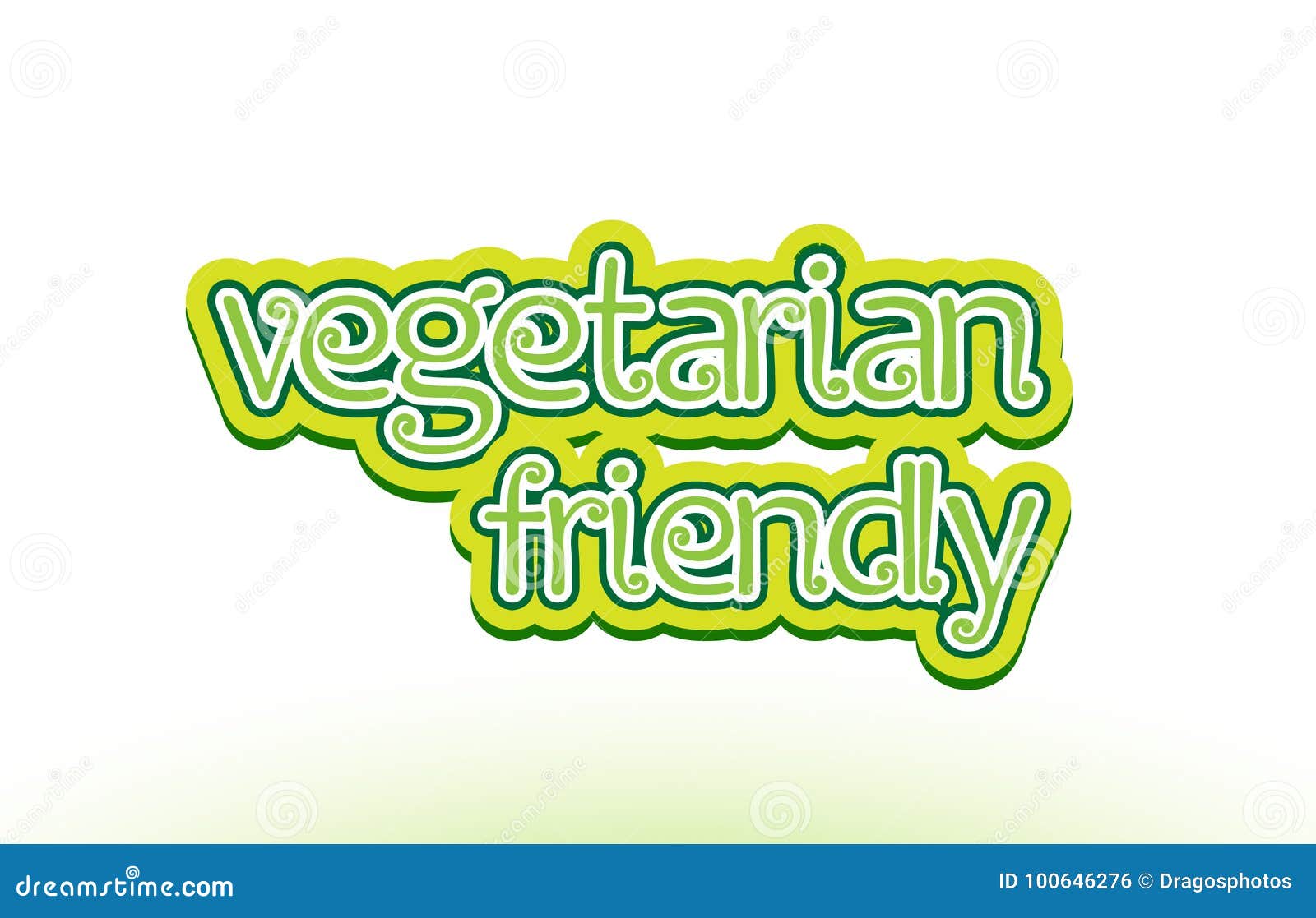 Vegetarian Friendly Word Text Logo Icon Typography Design Vector ...