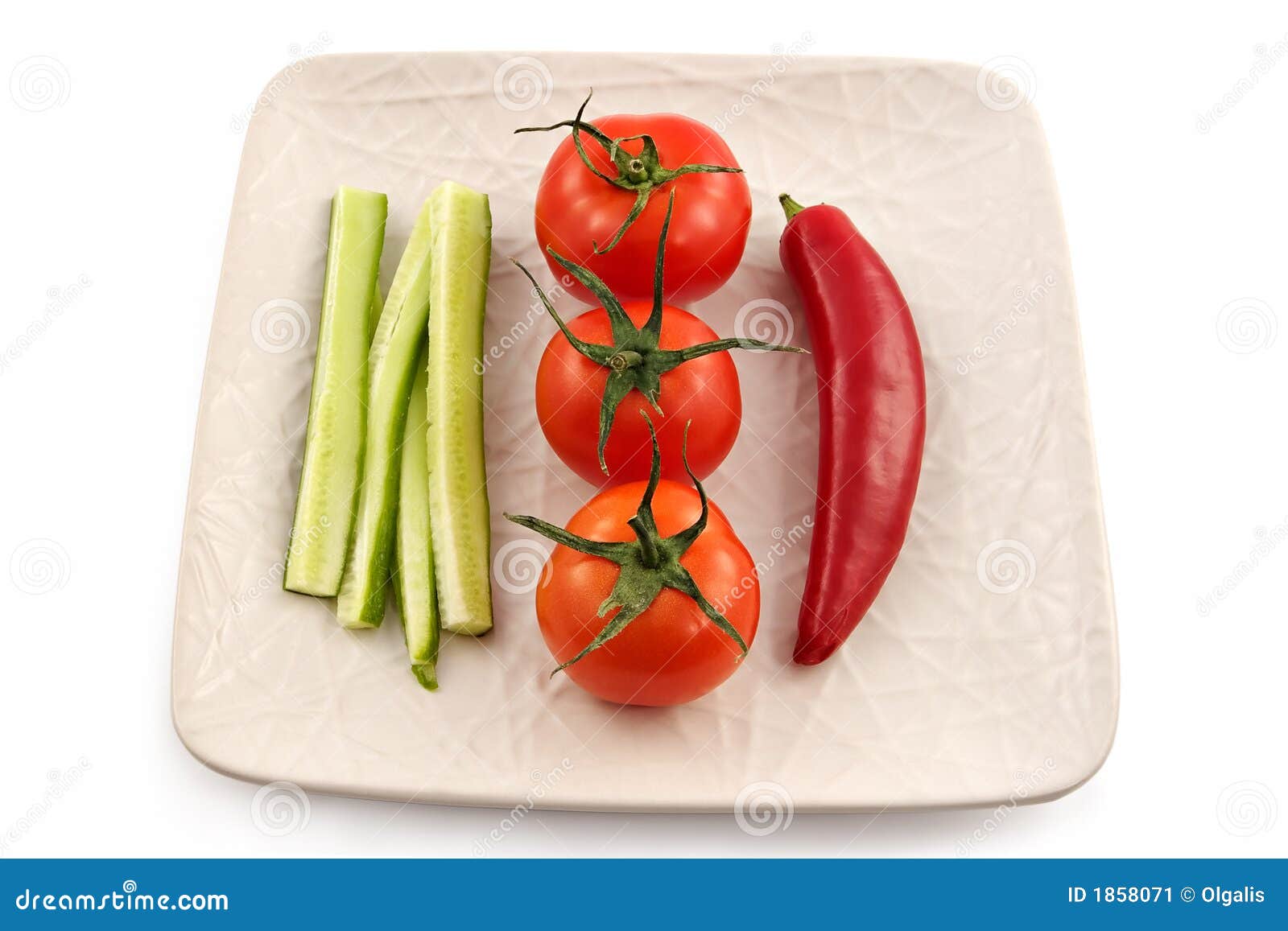 Vegetarian plate stock image. Image of eating, lifestyle - 1858071