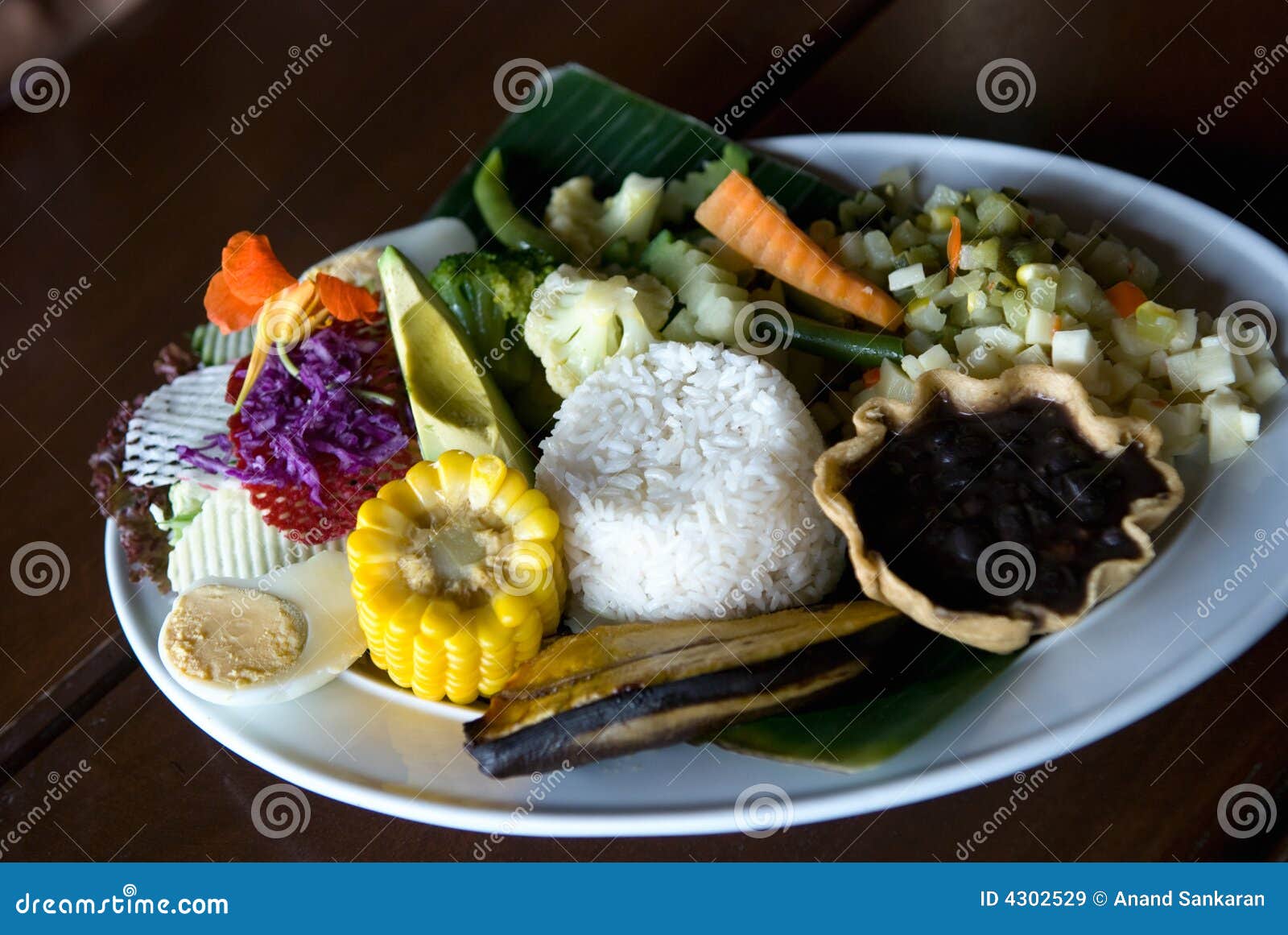 Vegetarian plate stock image. Image of eggs, diet, restaurant - 4302529