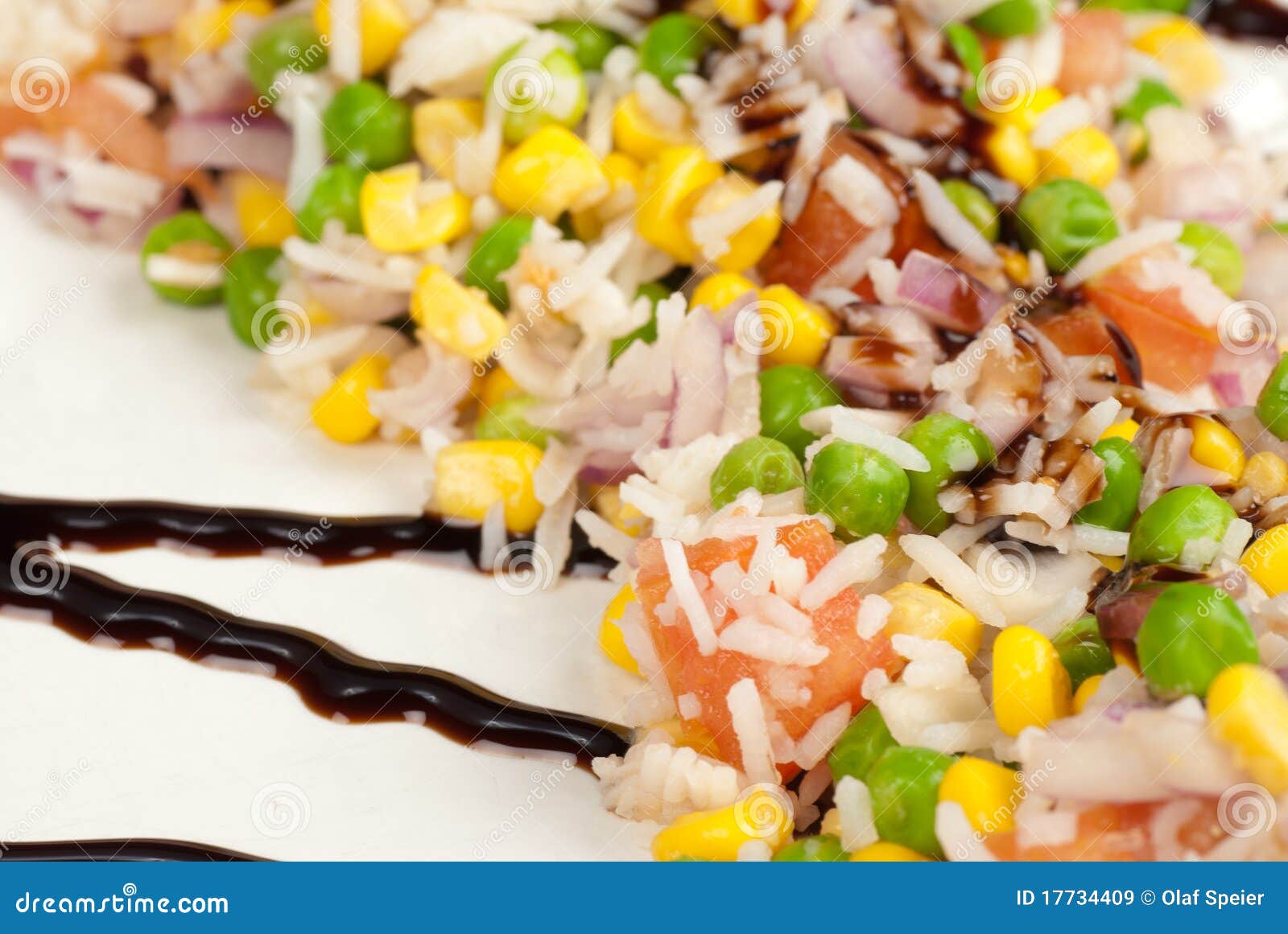 Vegetarian rice dish stock image. Image of organic, boiled - 17734409