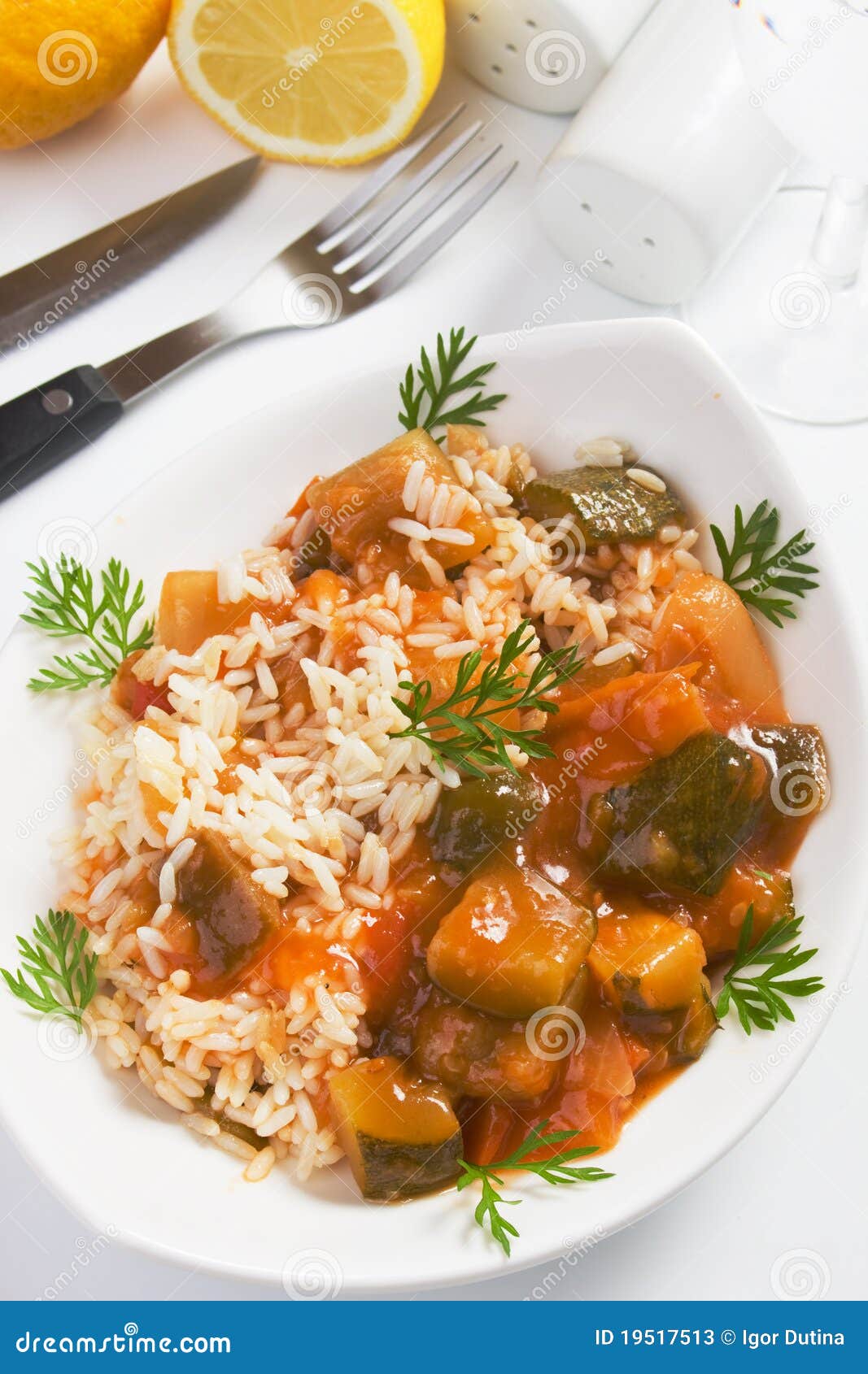 Vegetarian Rice with Vegetables Stock Image - Image of rice, carrot ...