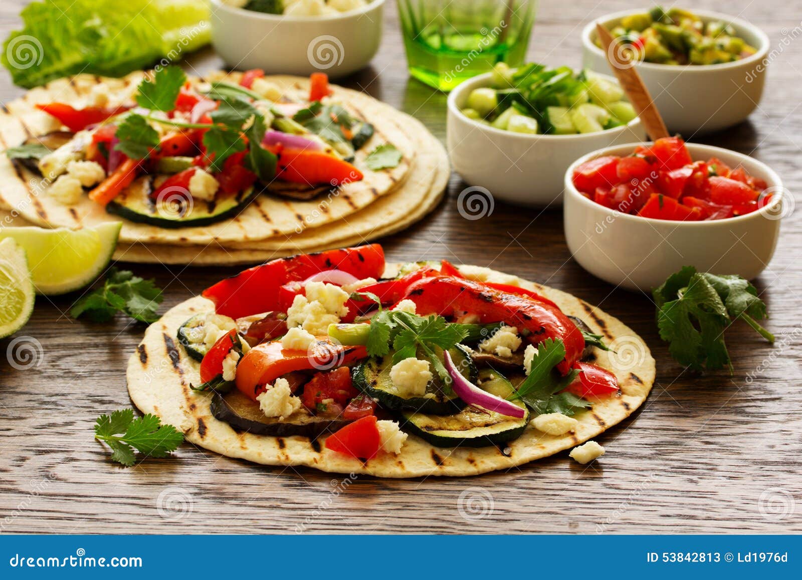 Vegetarian snack tacos stock image. Image of health, cooking - 53842813