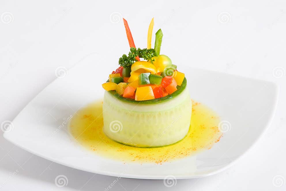 Vegetarian starter stock photo. Image of paprika, sauce - 1634176