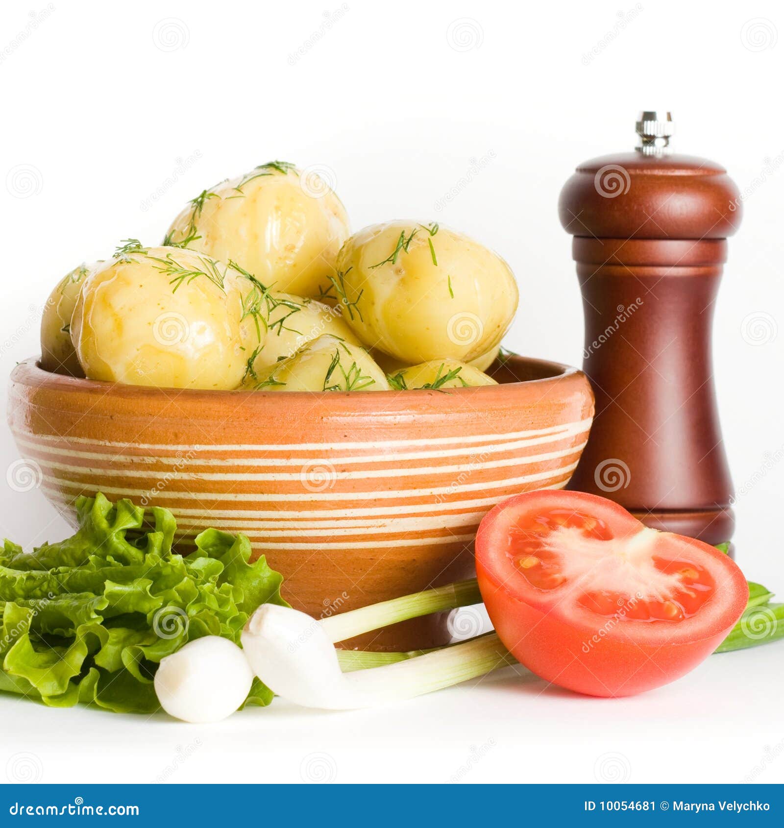 Vegetarian supper stock image. Image of lettuce, supper - 10054681