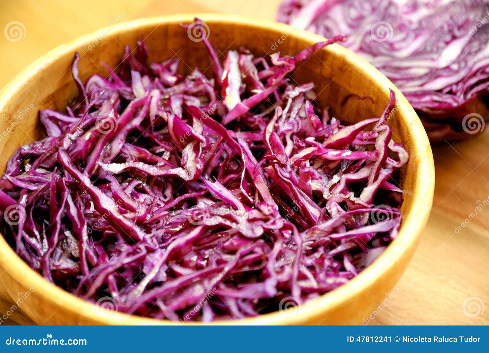 Vegetariano, Salada Alcalina Com Couve Roxa Imagem de Stock - Imagem de ...