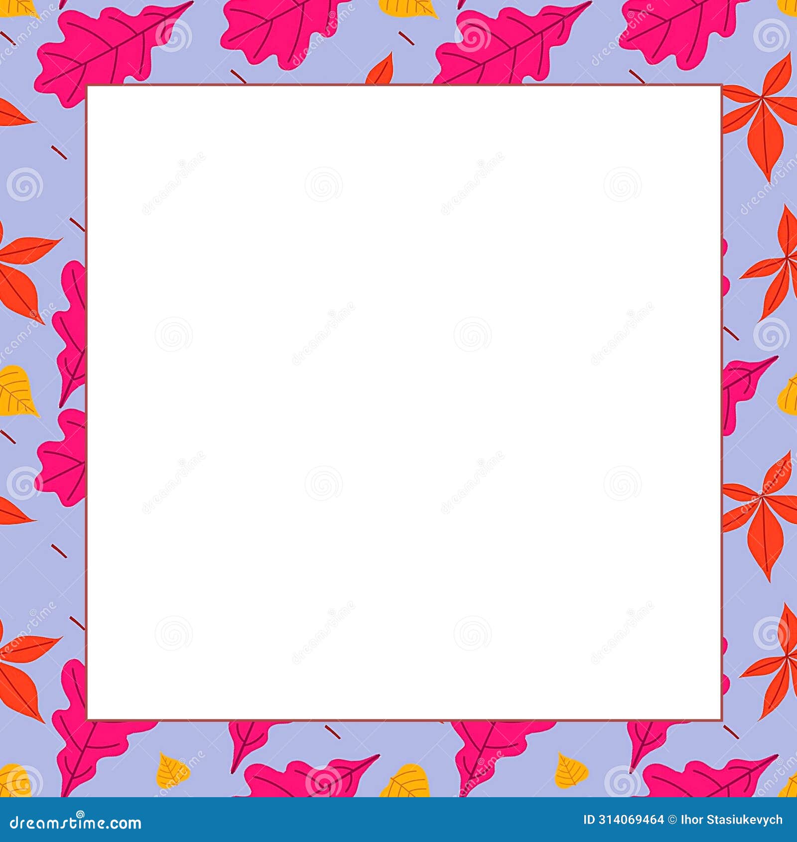 Vegetation frame. stock illustration. Illustration of frame - 314069464