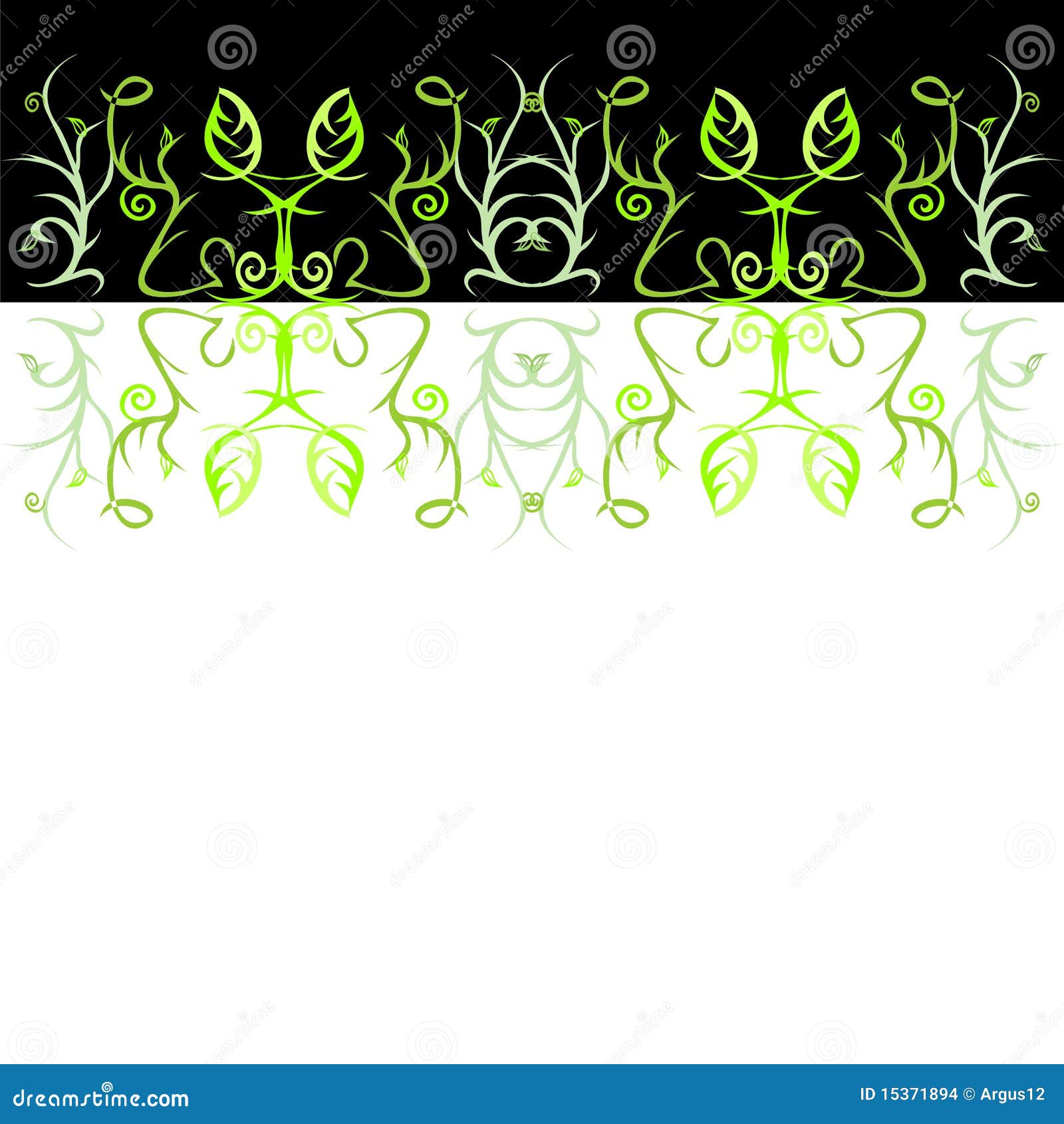 Vegetative pattern stock vector. Illustration of leaves - 15371894