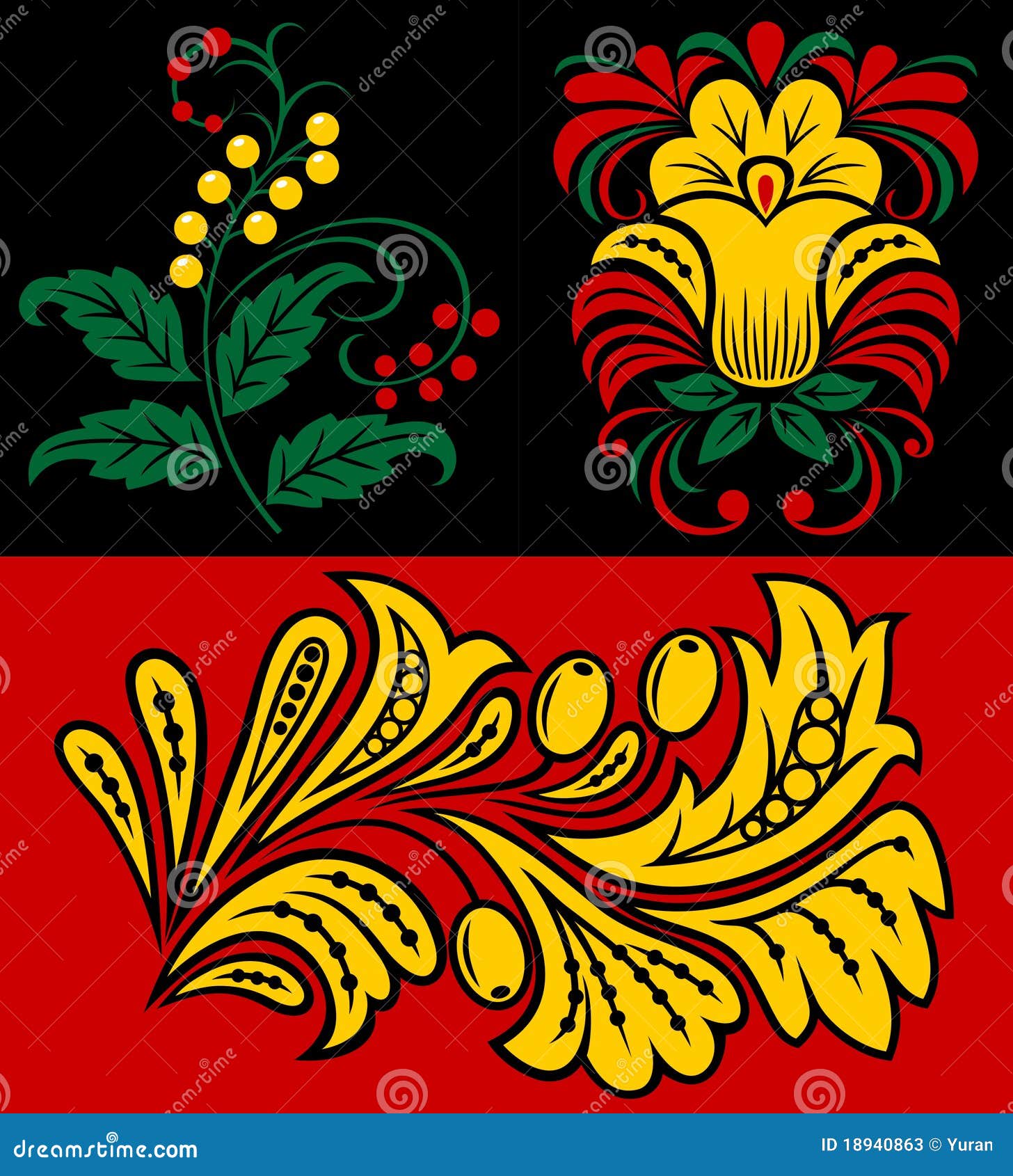 Vegetative Pattern Cartoon Vector | CartoonDealer.com #15425187