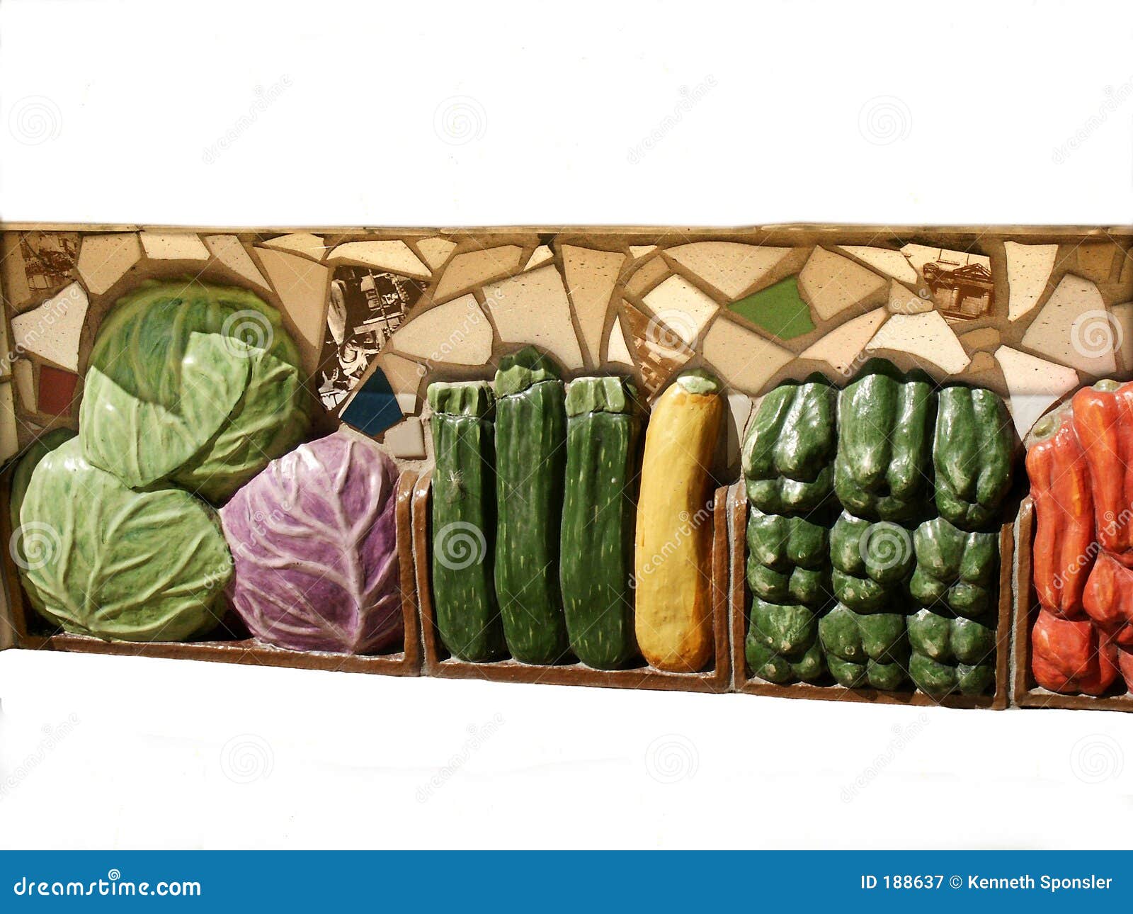 Veggie art stock image. Image of zucchini, cabbage, sculpture - 188637
