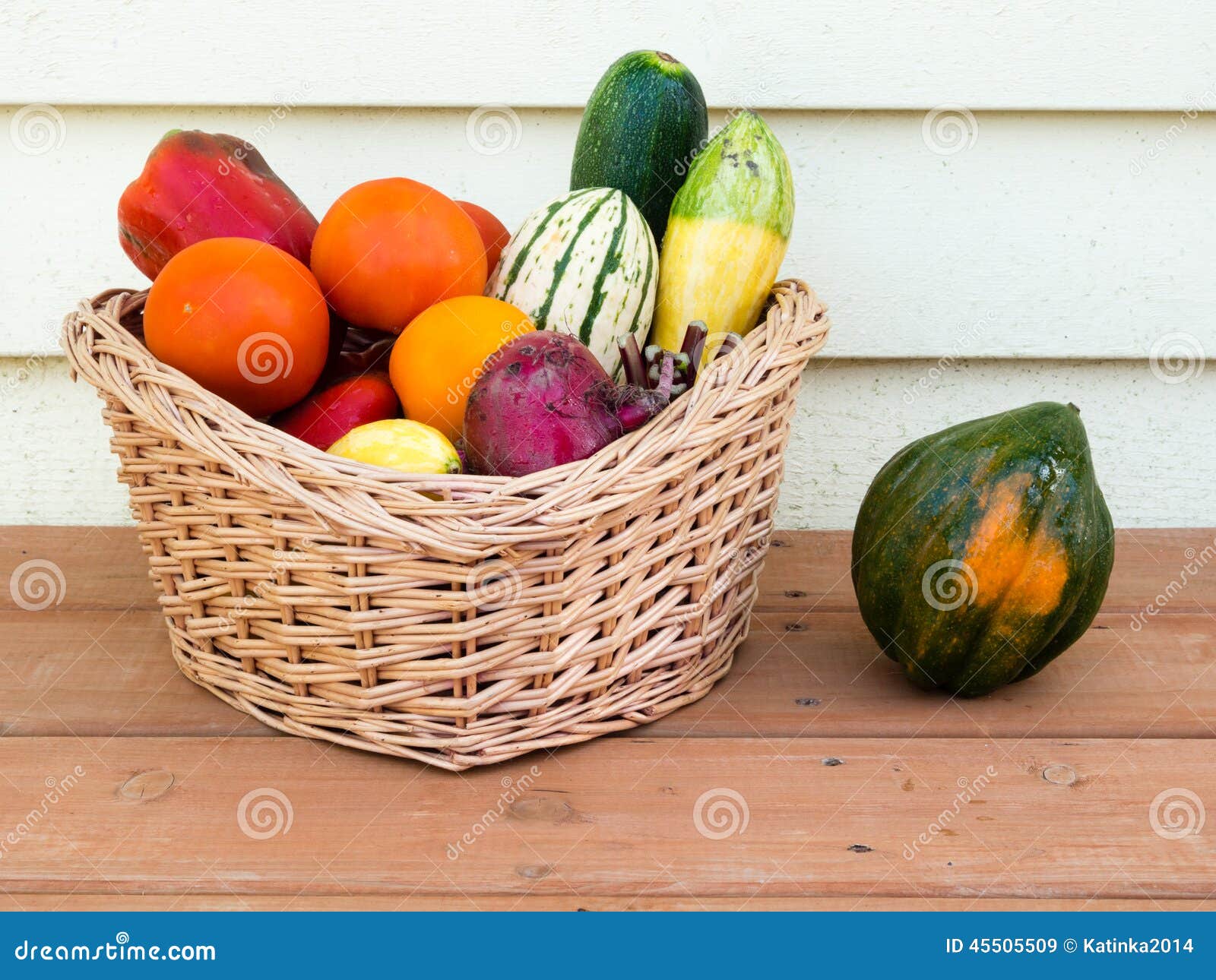 Veggie basket stock image. Image of basket, market, autumn - 45505509