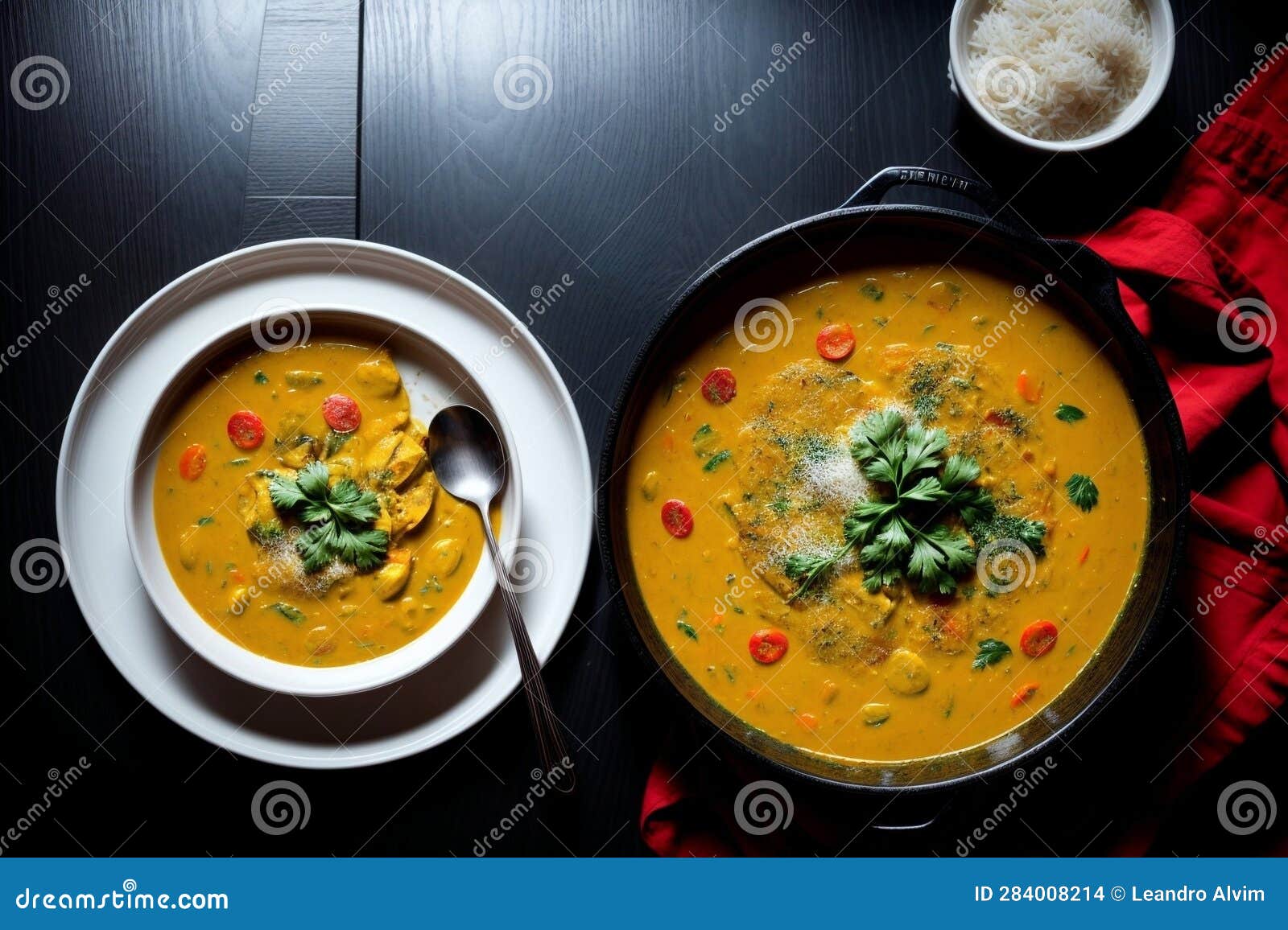 Veggie Delight a Captivating Visual of Vegetable Moqueca.AI Generated ...