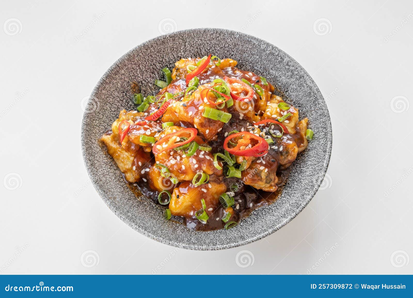Veggie Popcorn with Chilli, Pepper and Loaded Served in a Dish Isolated ...