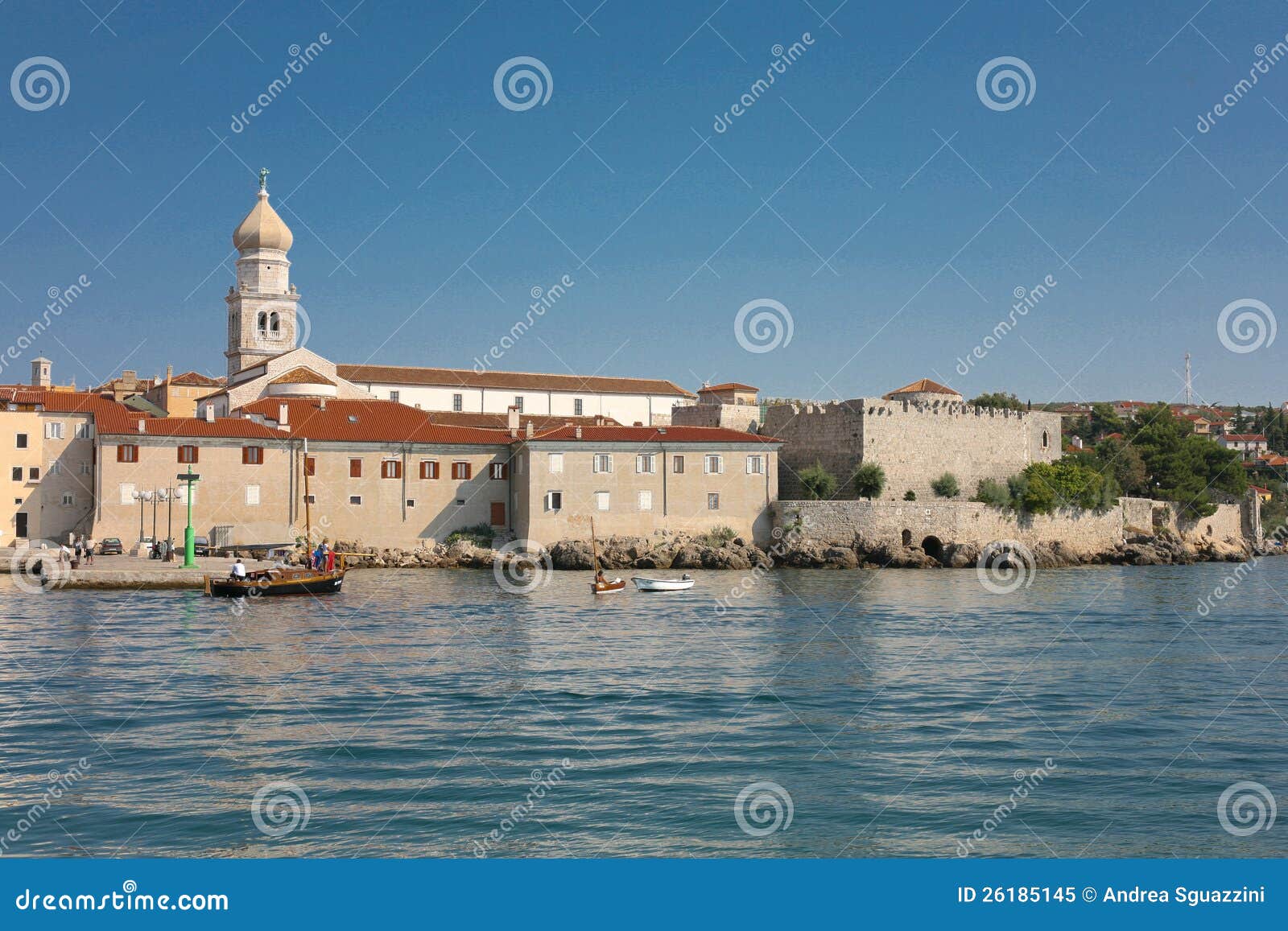 Veglia ,croatia stock image. Image of blue, summer, croatia - 26185145