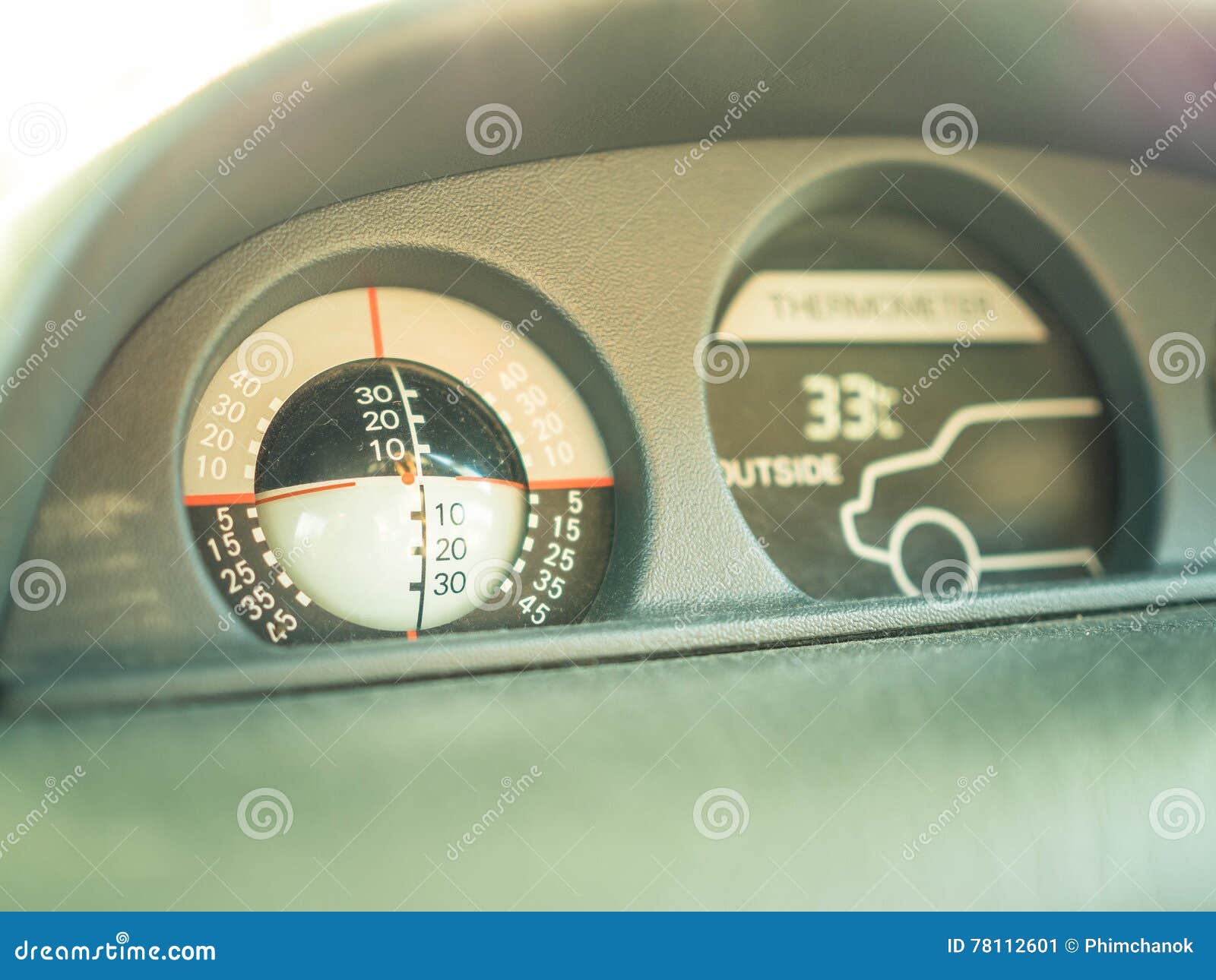 Vehicle Balance Control and Temperature Measure for Outside View Stock ...