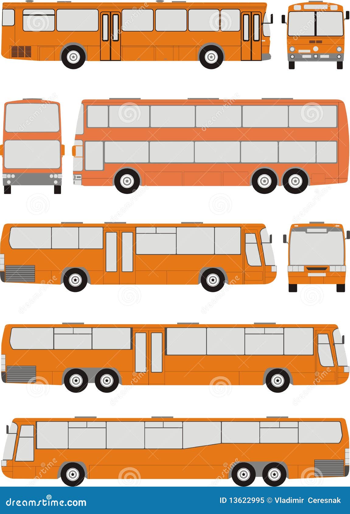 Bus Shapes Stock Illustrations – 705 Bus Shapes Stock Illustrations ...