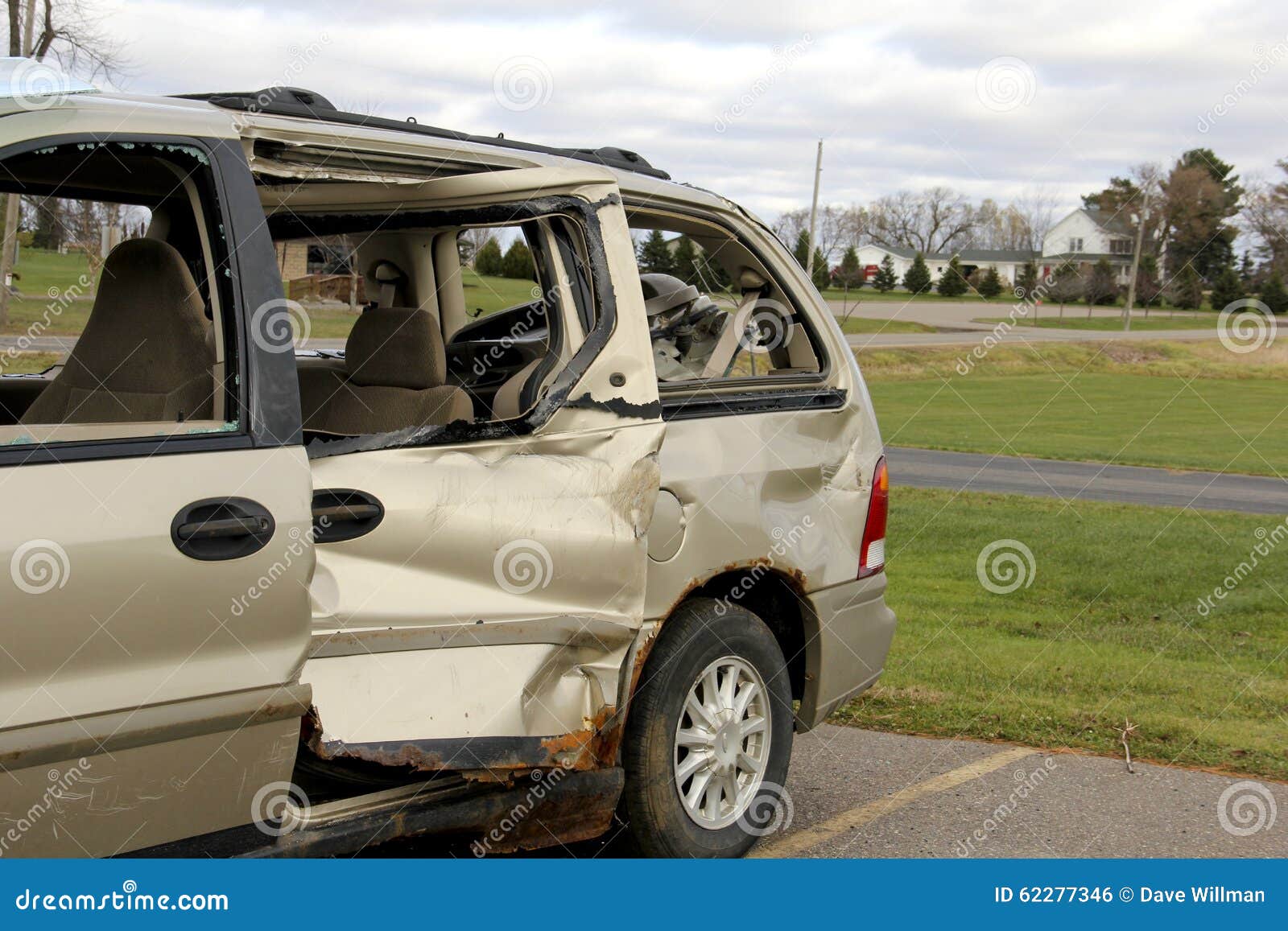 Vehicle Damage from an Accident Stock Photo - Image of tragic ...