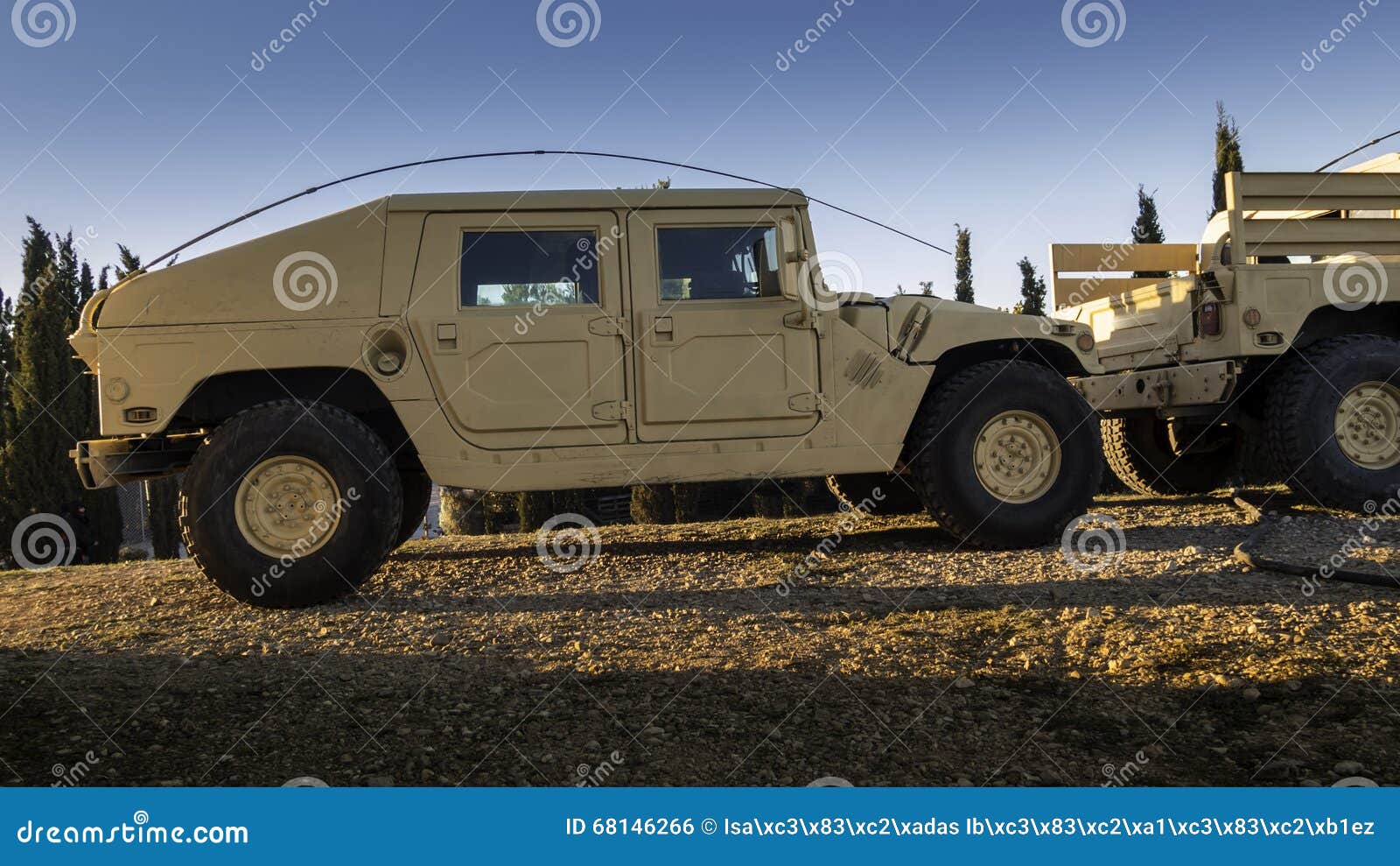 Vehicle Designed for War (Humvee) Stock Photo - Image of hummer, road ...