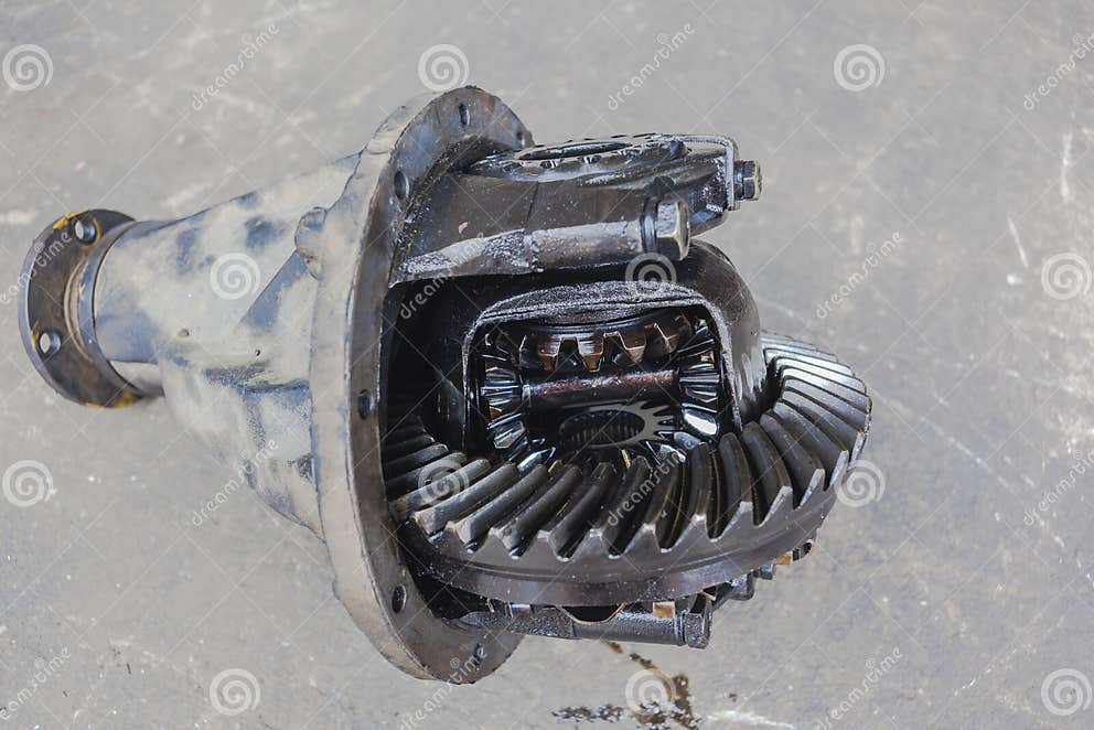Vehicle Drive Differential Broken Stock Photo - Image of close, broken ...