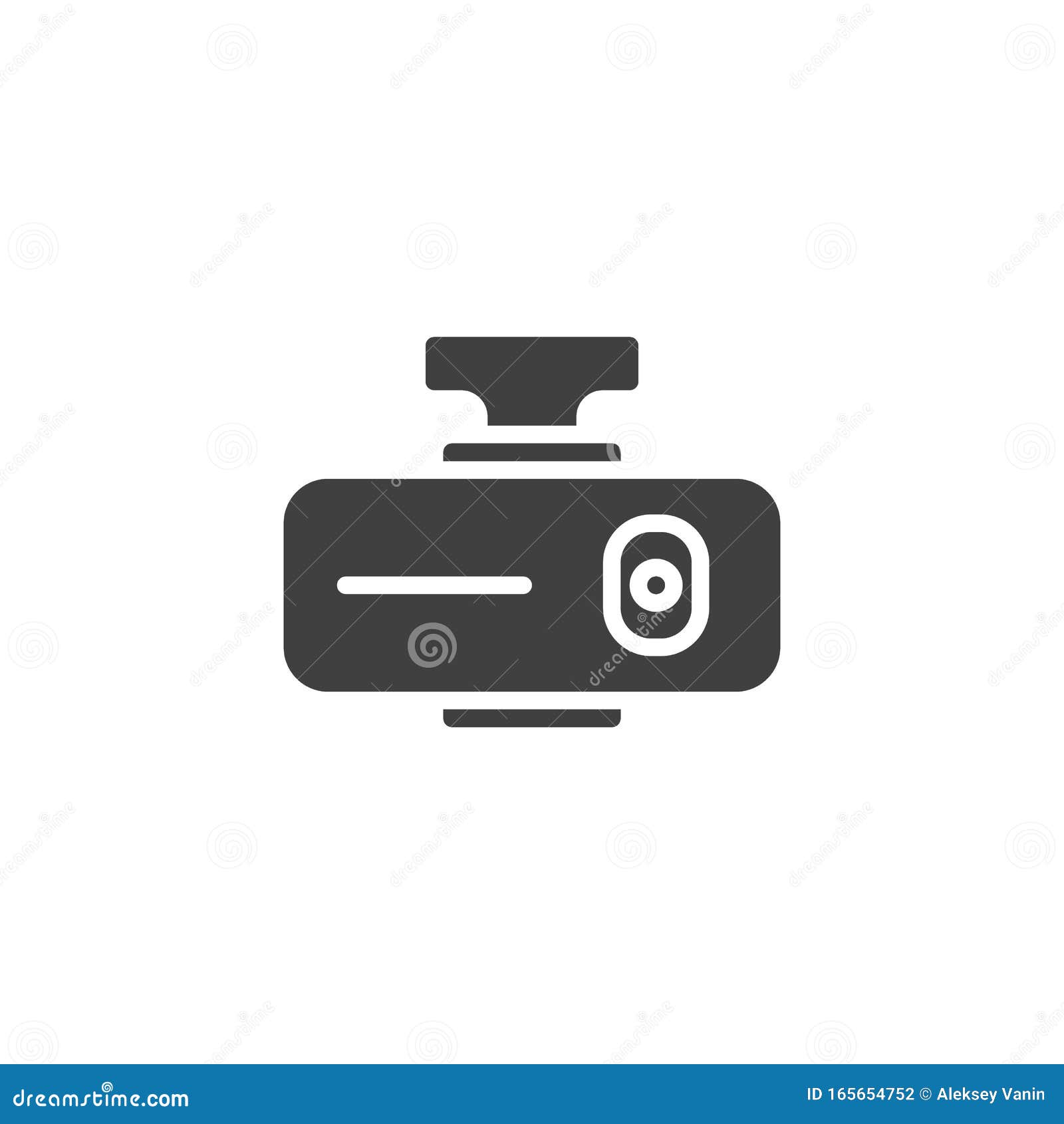 Vehicle Dvr Camera Vector Icon Stock Vector - Illustration of security ...