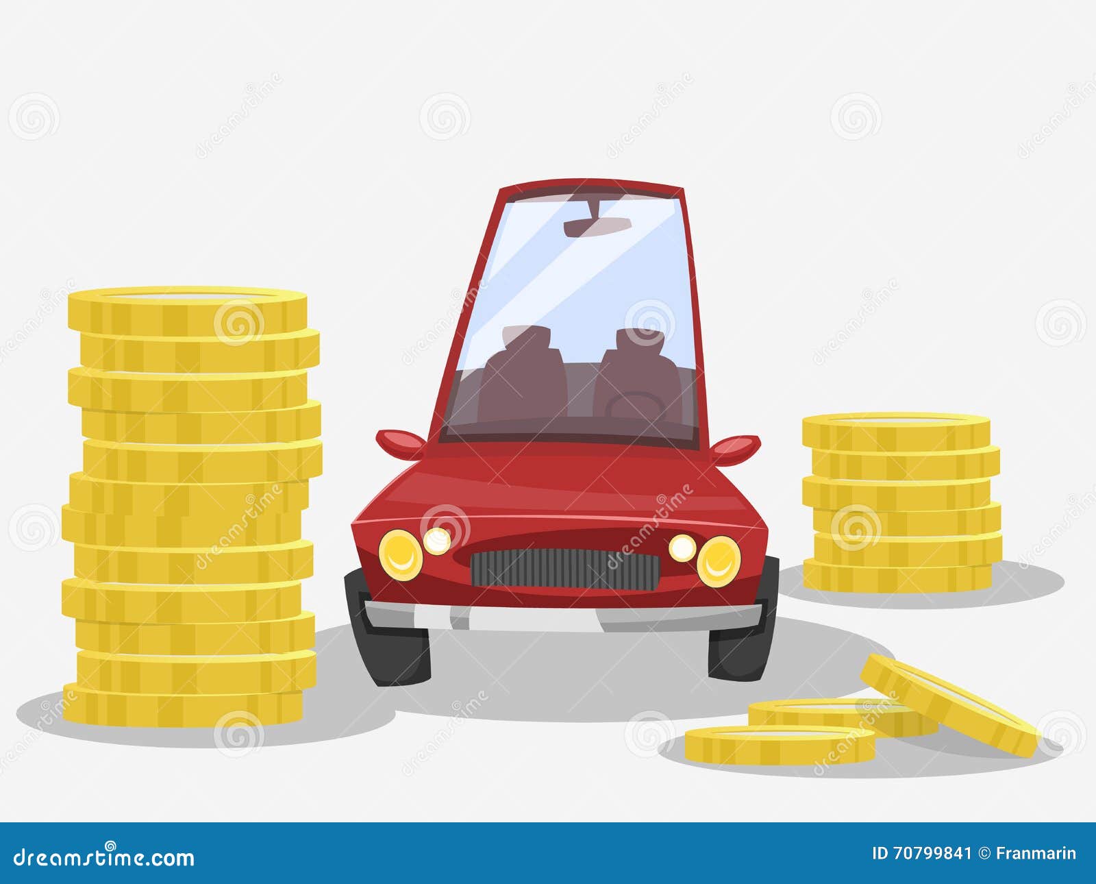 Vehicle expenses stock vector. Illustration of insurance - 70799841