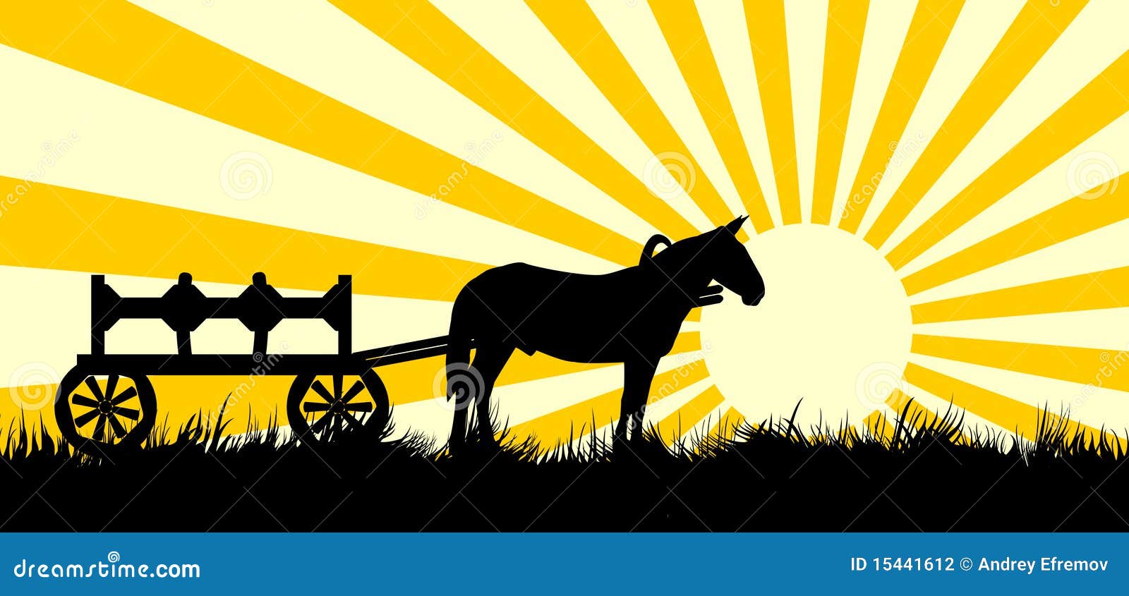 Horse Rising Infographics Cartoon Vector | CartoonDealer.com #209911235