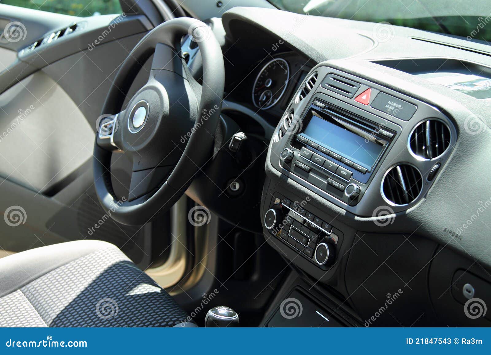 Vehicle Interior of the Driver S Seat Stock Image - Image of gearshift ...