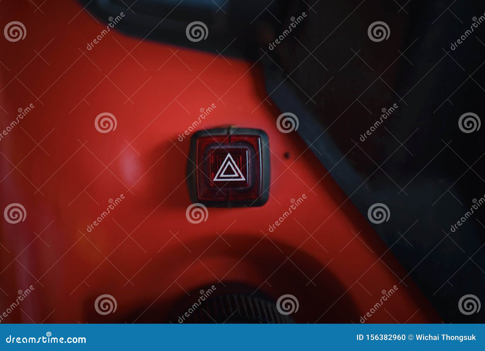 Vehicle Light Switch, Red, Symbol Display Stock Photo - Image of hand ...