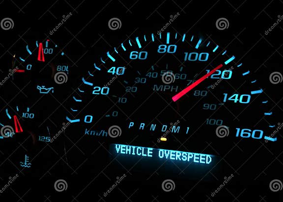 Vehicle Over Speed Warning Light Stock Image - Image of drink, police ...