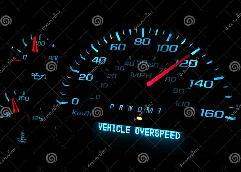Vehicle Over Speed Warning Light Stock Image - Image of drink, police ...