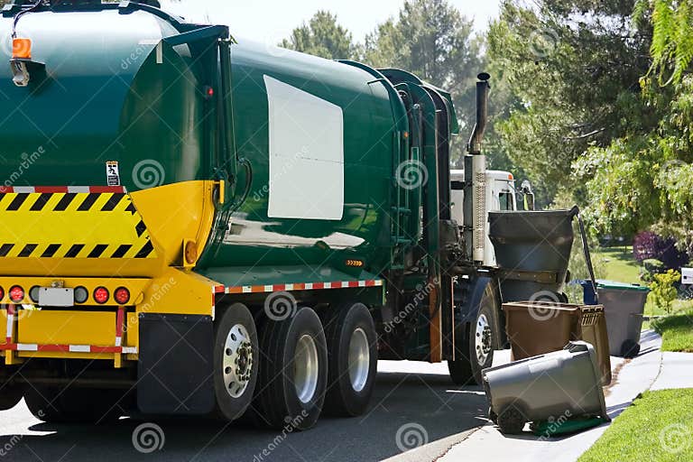 Vehicle Pick Up Trash stock image. Image of crush, recycle - 20165951